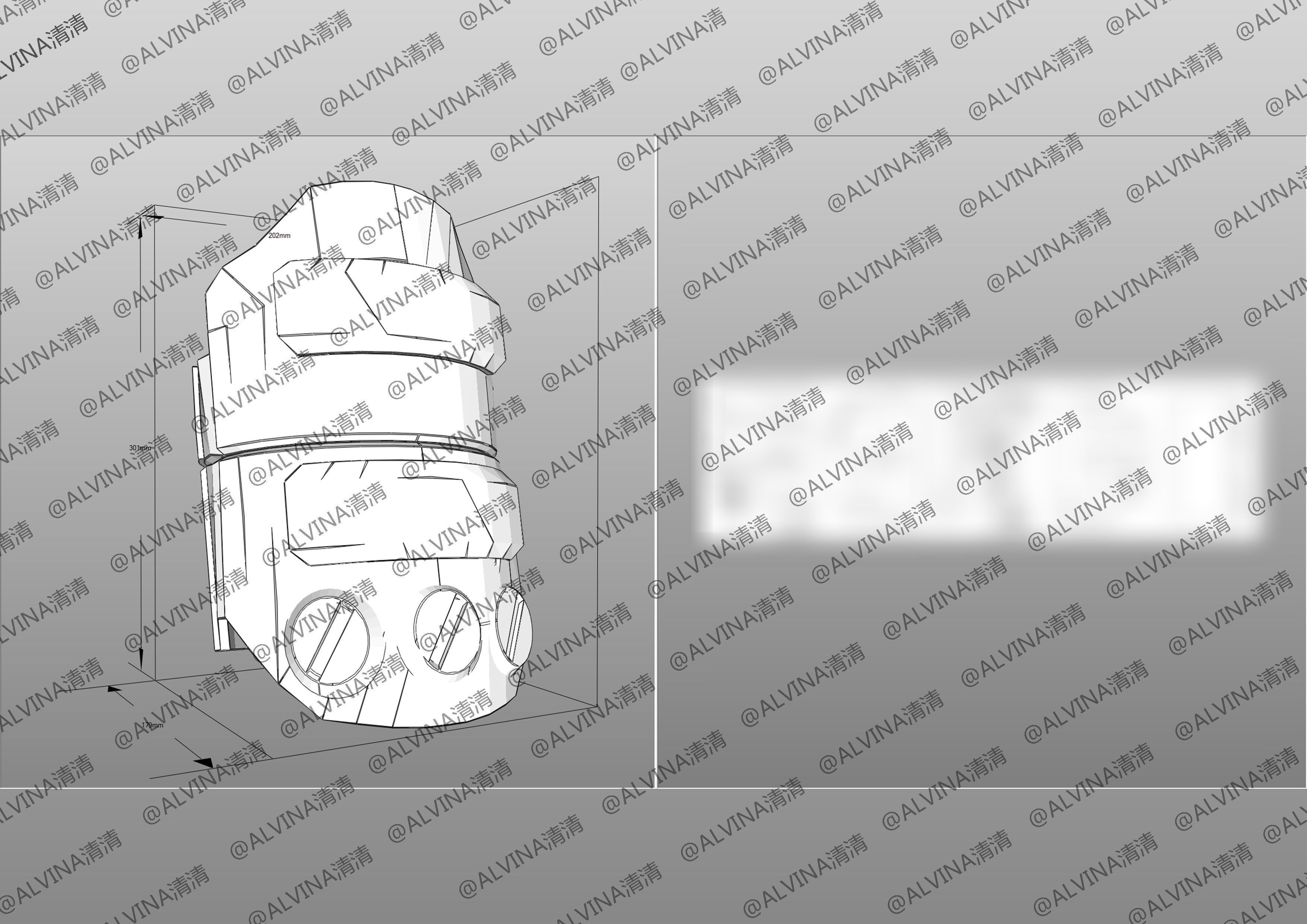 3D model Kamen Rider Punk Jack Monster Armor - DIY Cosplay Pepakura ...