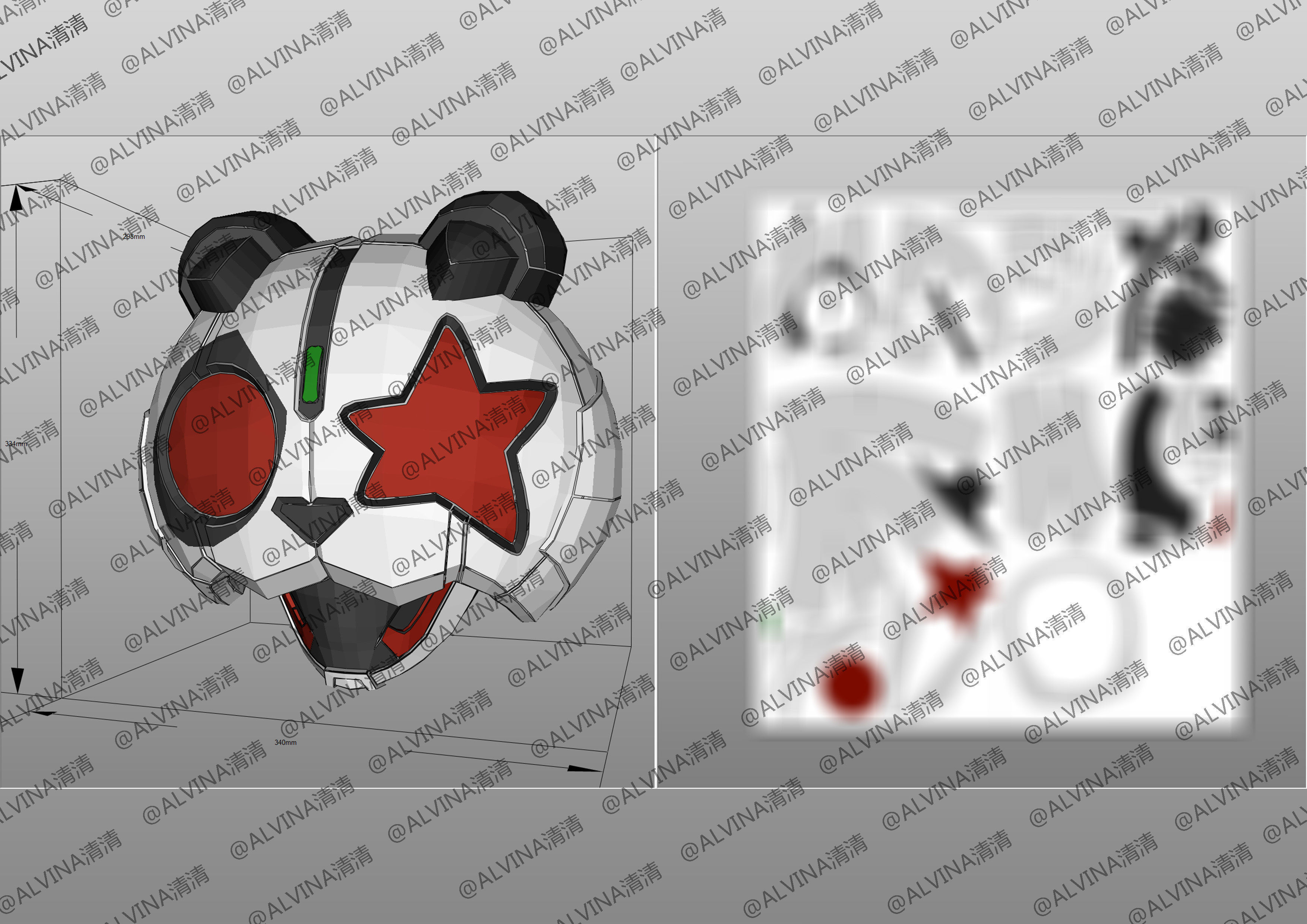 3D model Kamen Rider Punk Jack Monster Armor - DIY Cosplay Pepakura ...