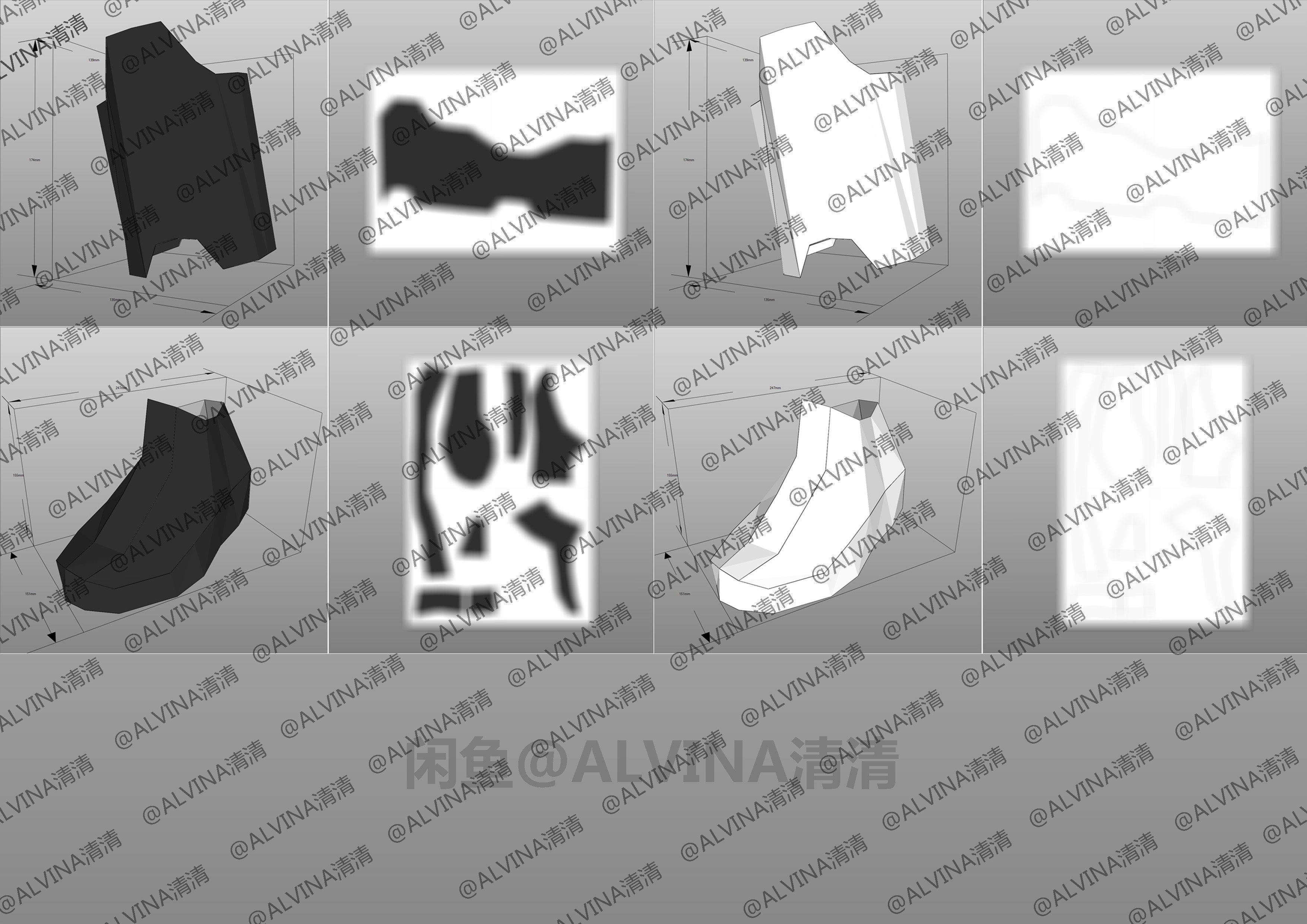 3D model Kamen Rider Punk Jack Monster Armor - DIY Cosplay Pepakura ...