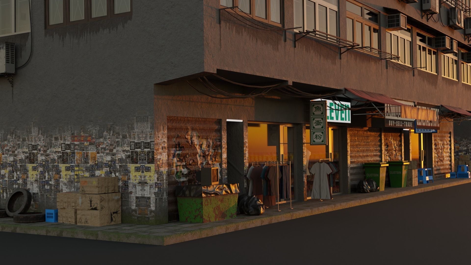 3D model Hong Kong building 3D model VR / AR / low-poly | CGTrader