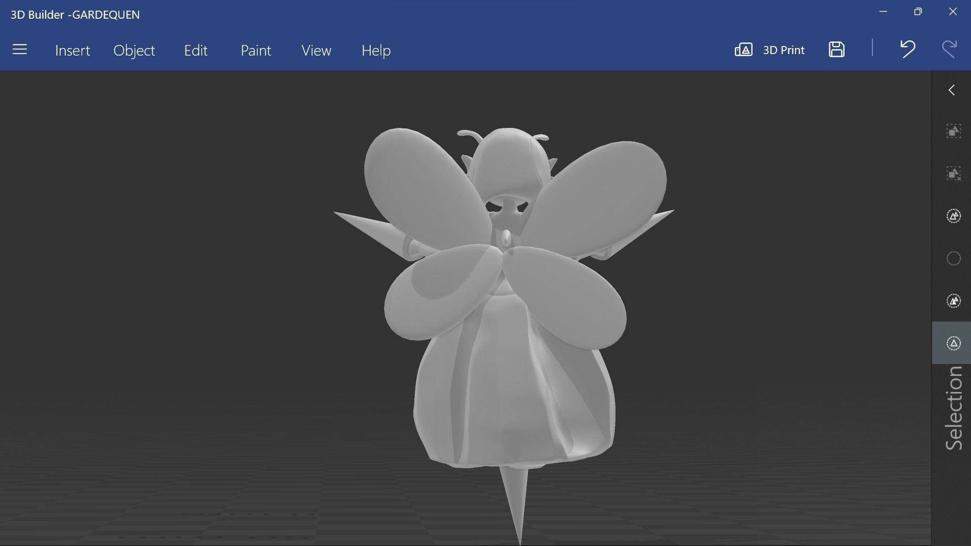 Gardevoir Beedrill Fusion Gardedrill Pokemon Figure STL 3D model 3D ...