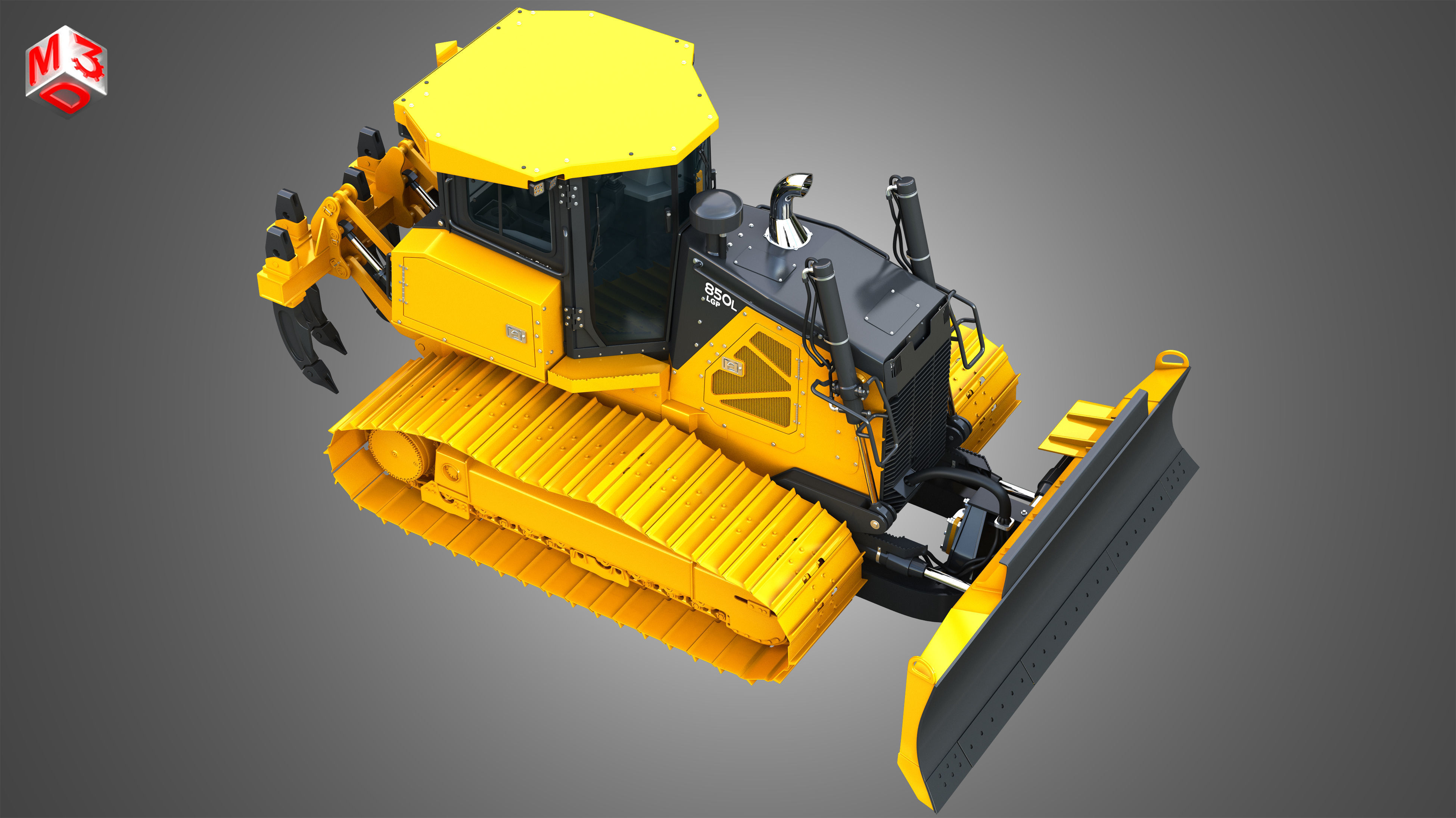 850L LGP Crawler Dozer 3D model | CGTrader