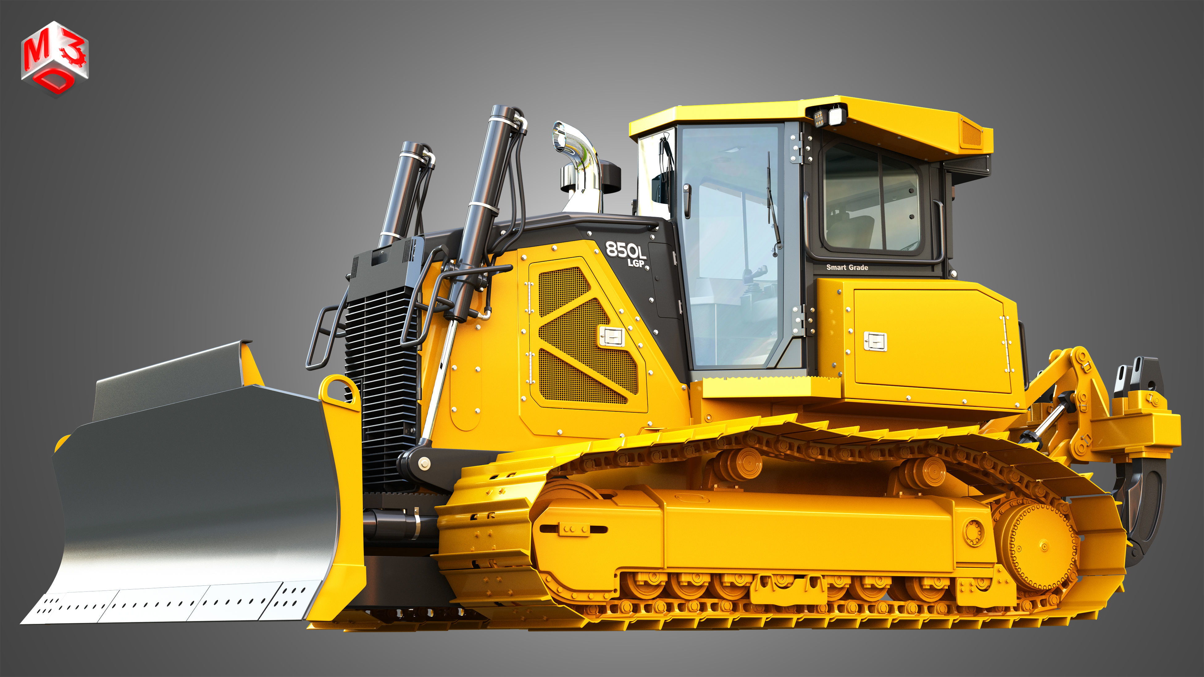 850L LGP Crawler Dozer 3D model | CGTrader