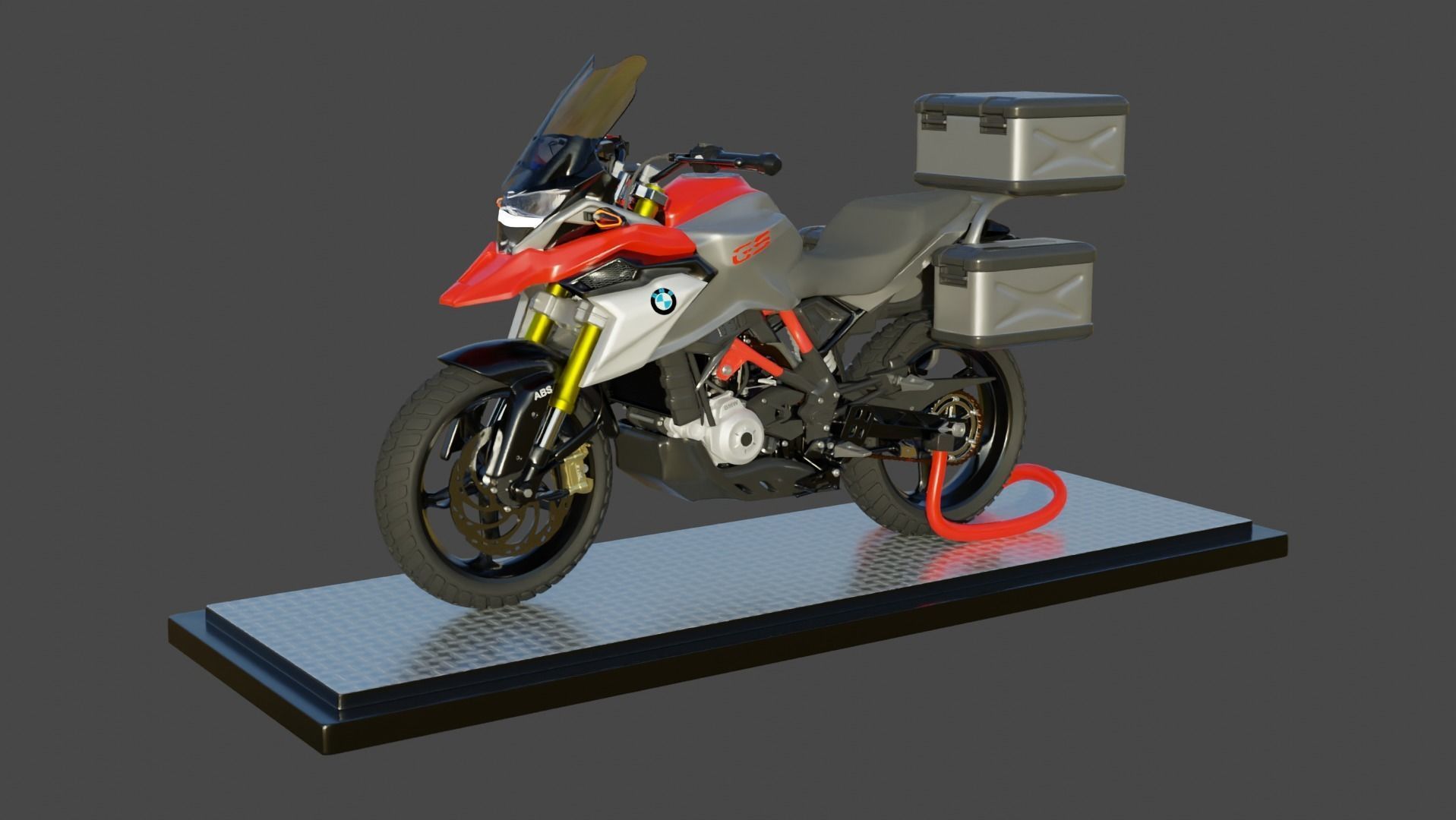 Adventure bike 3D model | CGTrader