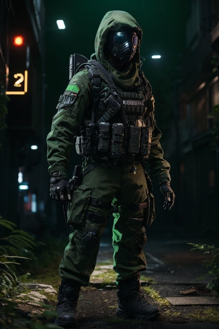 233 Futuristic Urban Soldier - Reference Image Pack 3D model | CGTrader