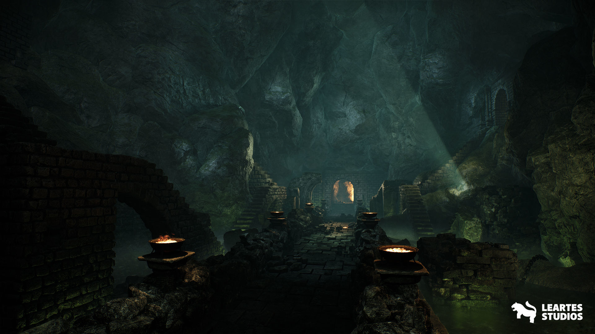 3D model Fantasy Dungeon Environment VR / AR / low-poly | CGTrader