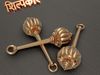 HANUMAN JI GADA PENDENT KEY CHAIN 3D model 3D printable | CGTrader