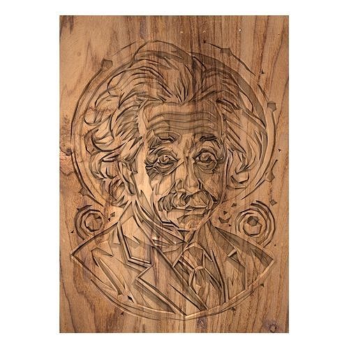 Albert Einstein Home Decor Wall Art 3D model | CGTrader