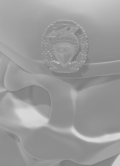 German Army Skulls with different Berets 3D model 3D printable | CGTrader