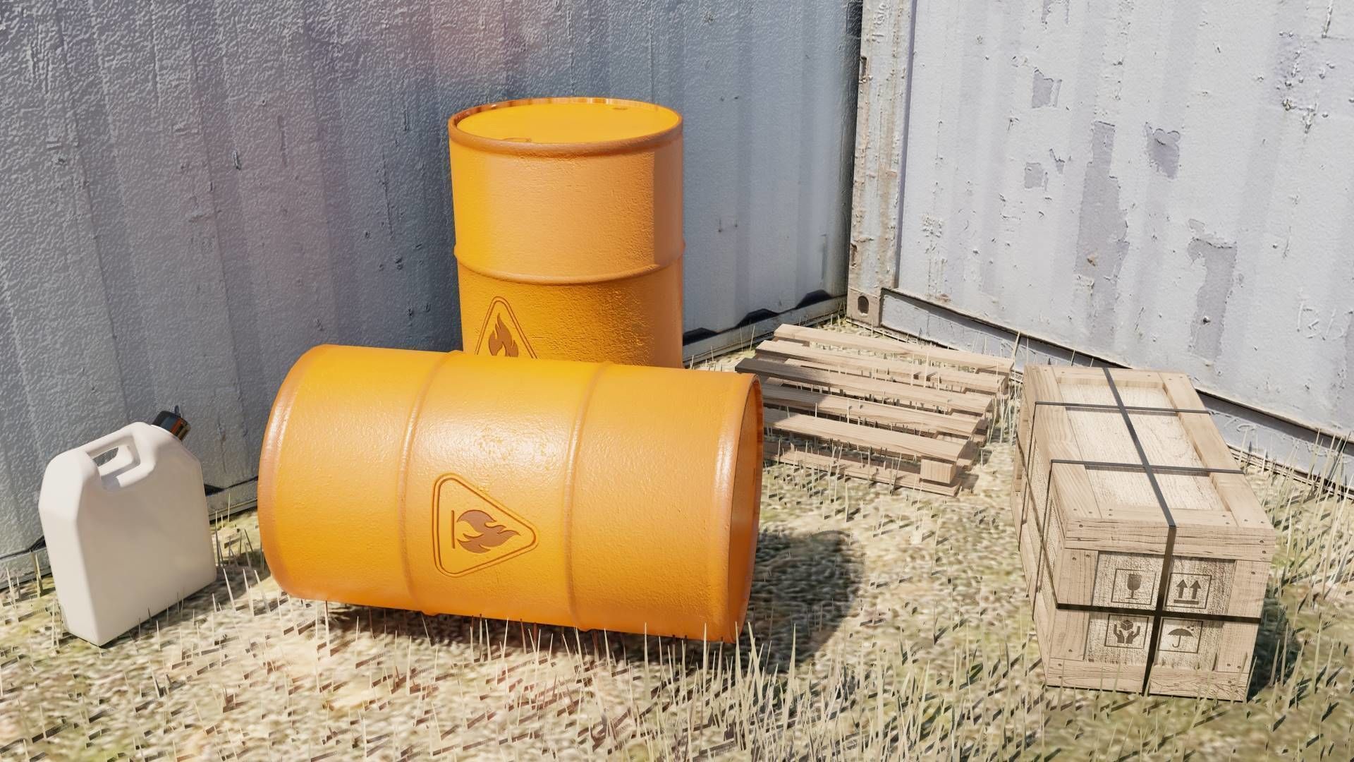 3D model Cargo Boxes VR / AR / low-poly | CGTrader
