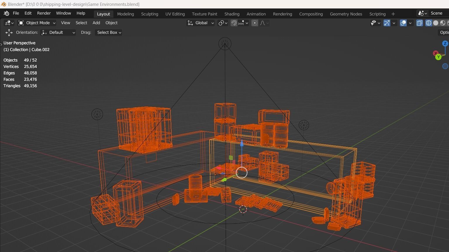 3D model Cargo Boxes VR / AR / low-poly | CGTrader