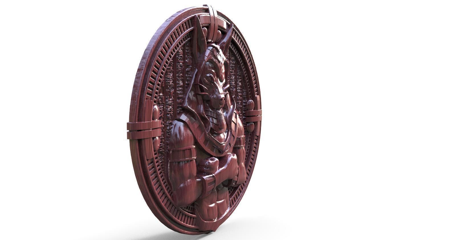 Anubis CNC 3D model 3D printable | CGTrader