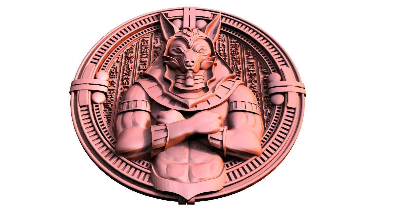 Anubis CNC 3D model 3D printable | CGTrader