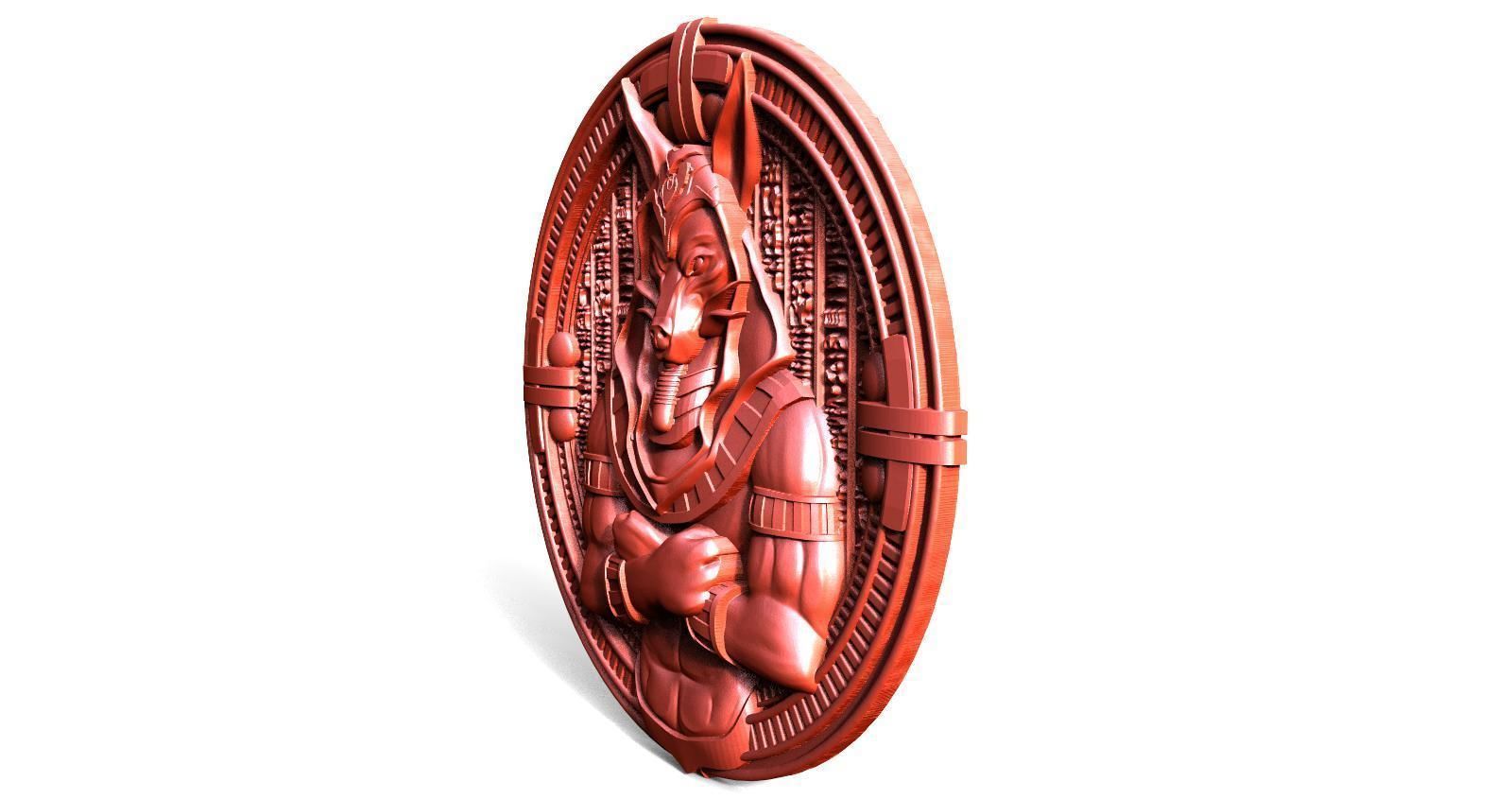 Anubis CNC 3D model 3D printable | CGTrader