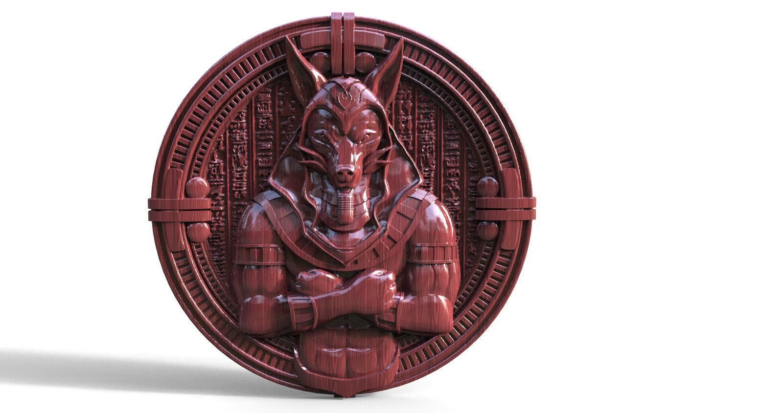 Anubis CNC 3D model 3D printable | CGTrader