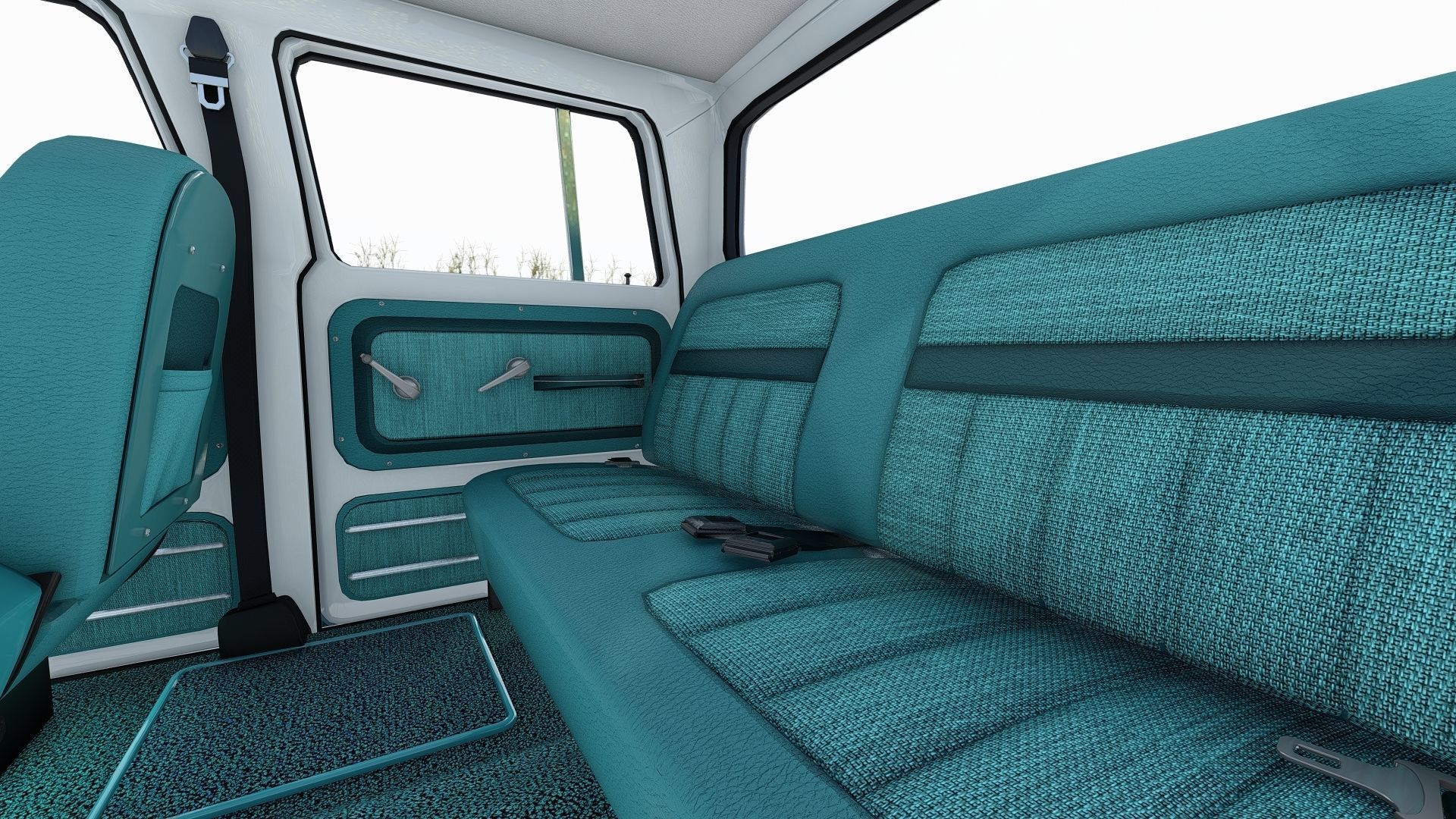 Pickup 1963 C30 4 Door Dually 3D model | CGTrader