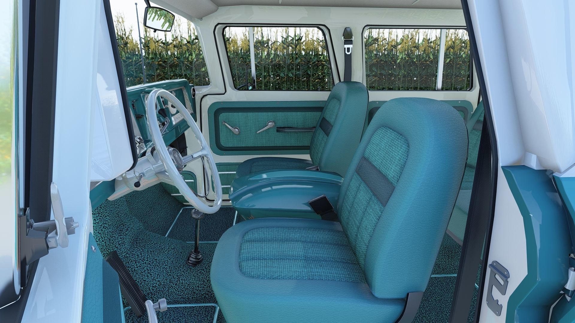 Pickup 1963 C30 4 Door Dually 3D model | CGTrader