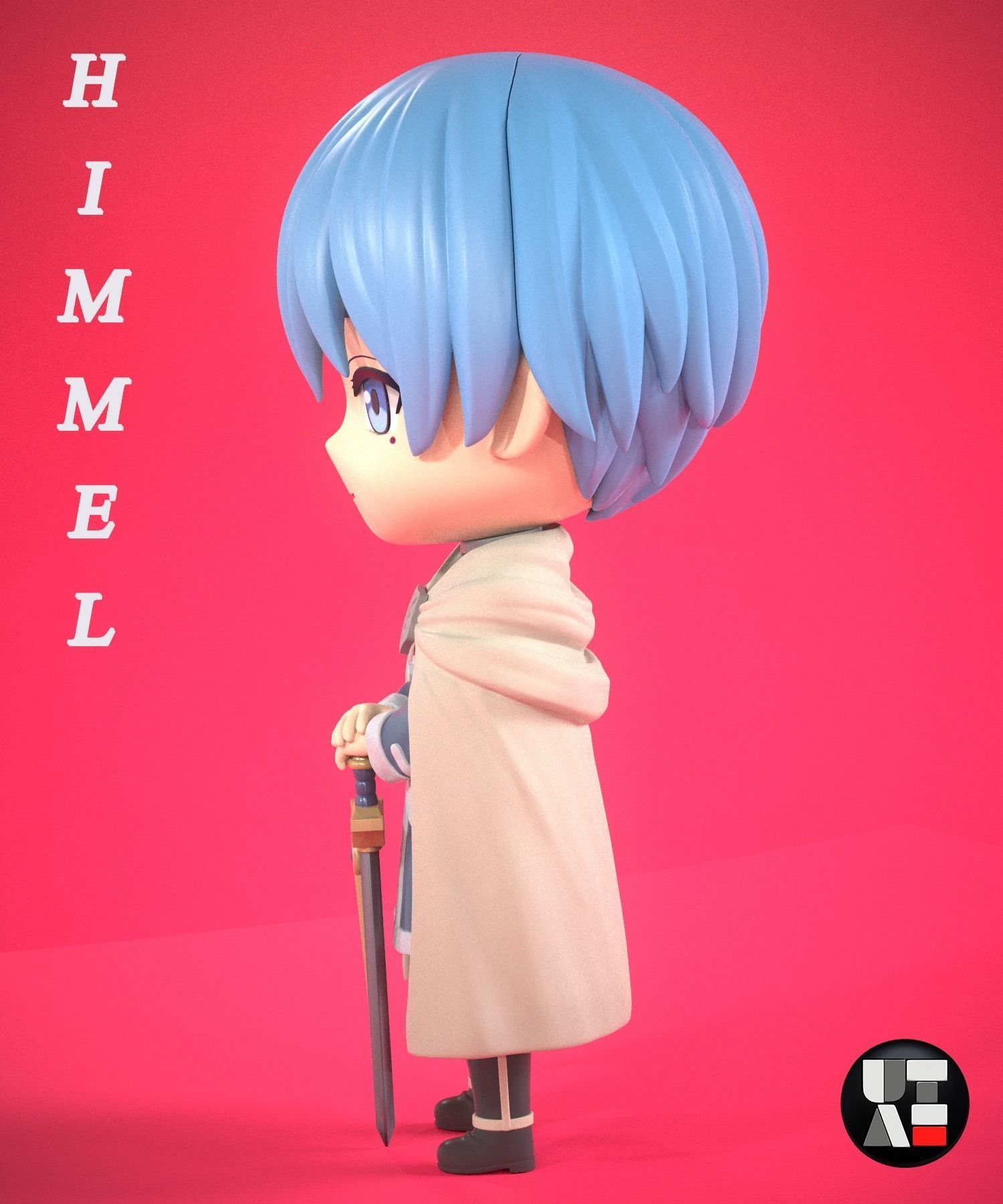 Himmel ver chibi 3D model 3D printable | CGTrader