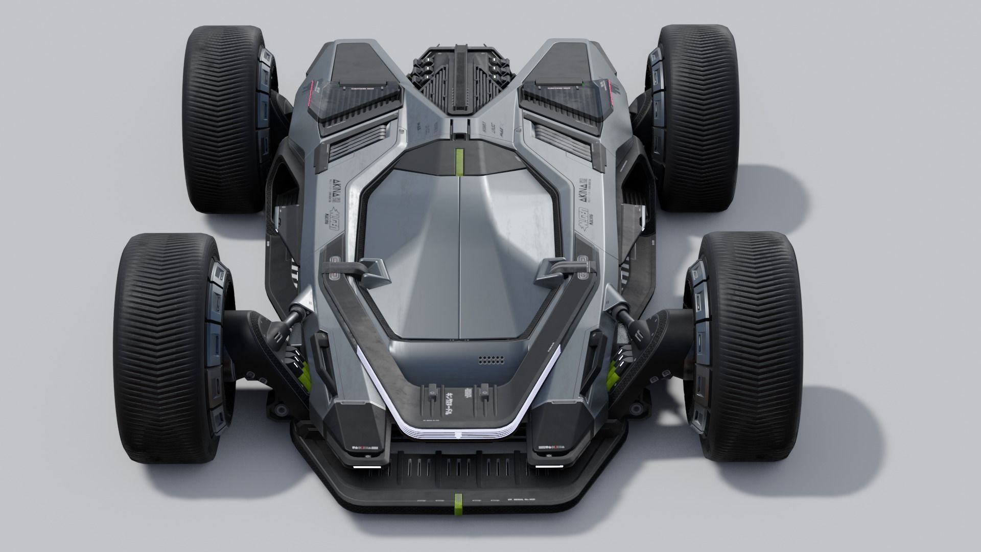3D model SCI-FI Futuristic F1-Rollcage Concept Racing Car - Unreal ...