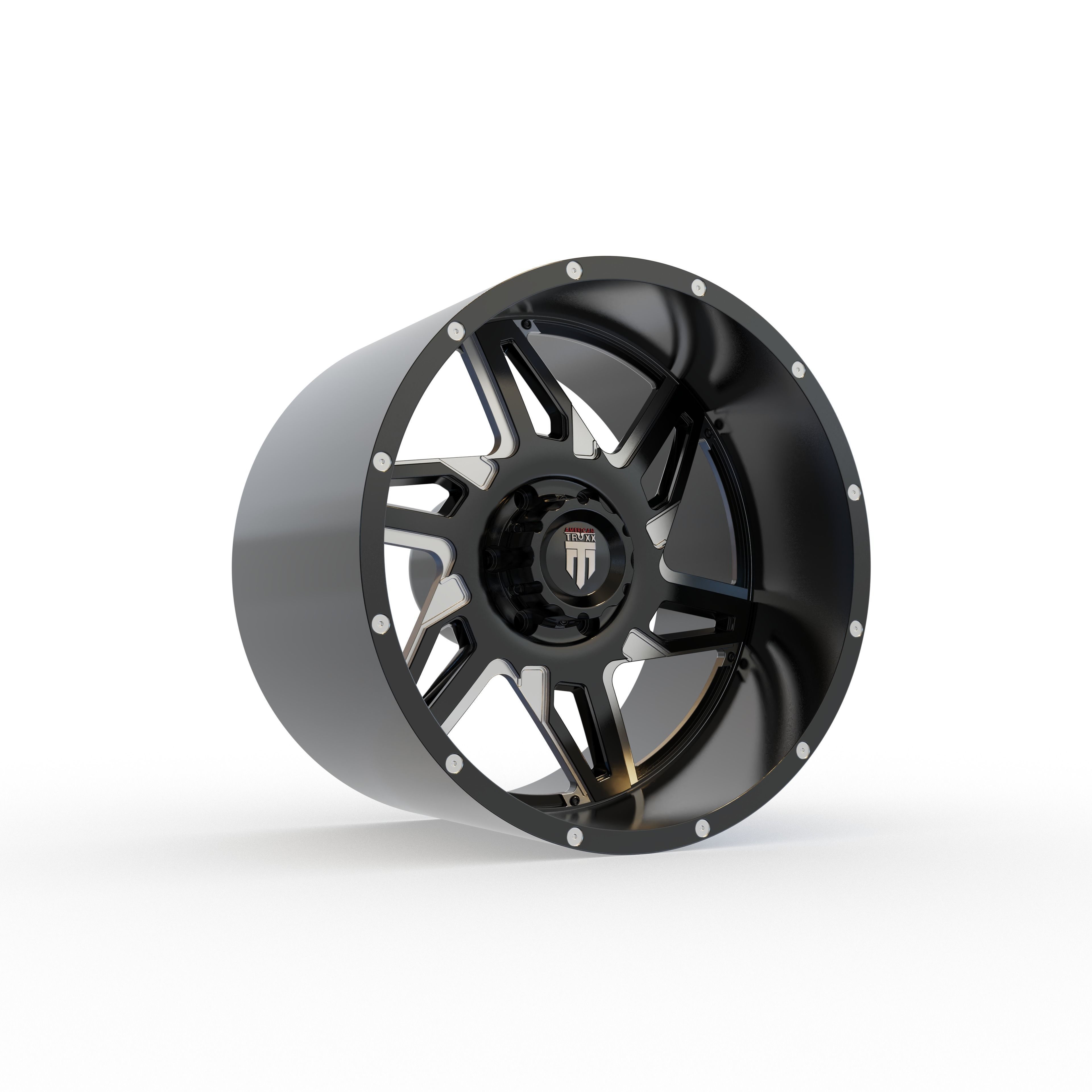 AMERICAN TRUXX SPURS WHEEL 3D MODEL 3D model 3D printable | CGTrader
