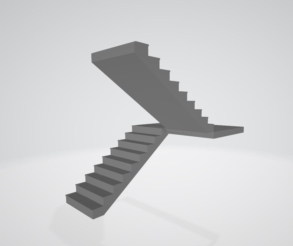 Typical Stair free 3D model | CGTrader
