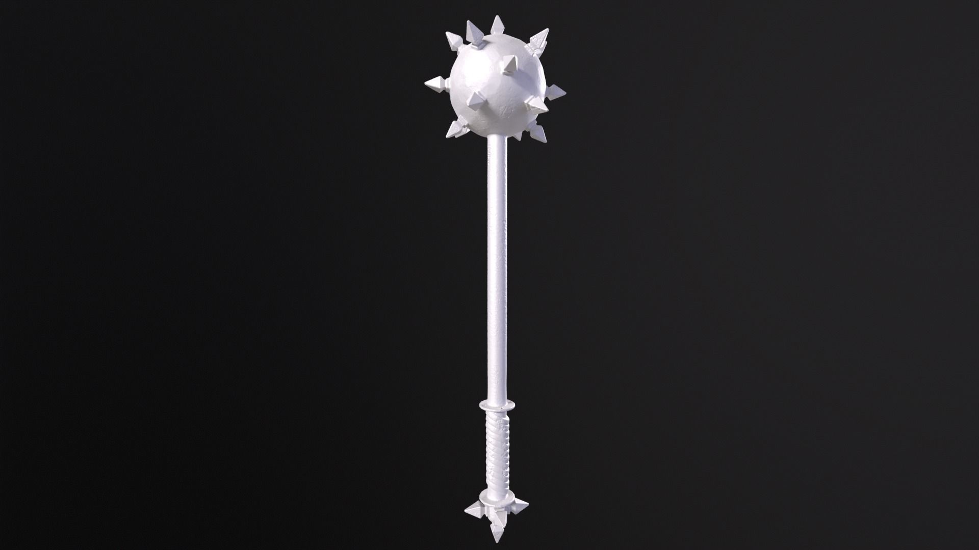 Medieval Spiked Ball Mace 3D Print 3D model 3D printable | CGTrader