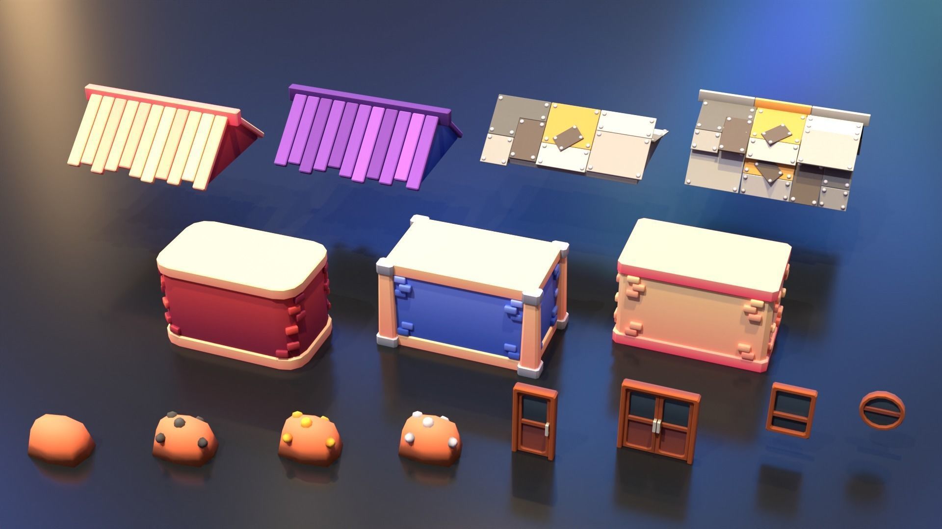 3D model Steampunk Modular Asset VR / AR / low-poly | CGTrader