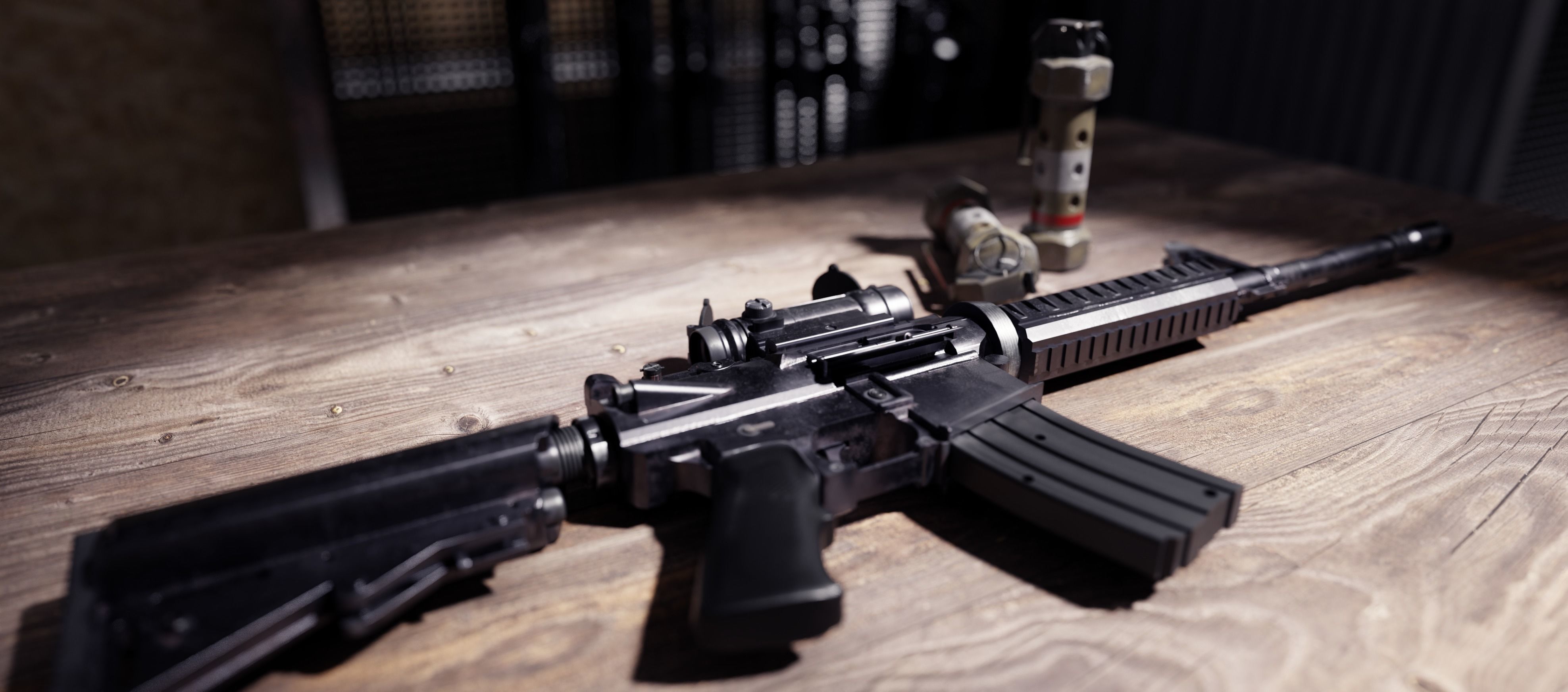 M4 rifle free VR / AR / low-poly 3D model | CGTrader