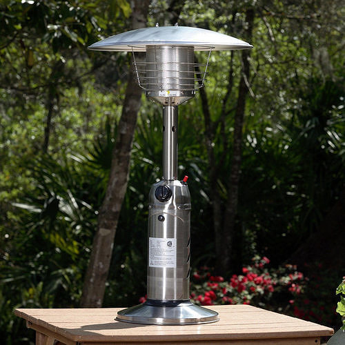 Stainless Steel Propane Tabletop Patio Heater 3D model | CGTrader