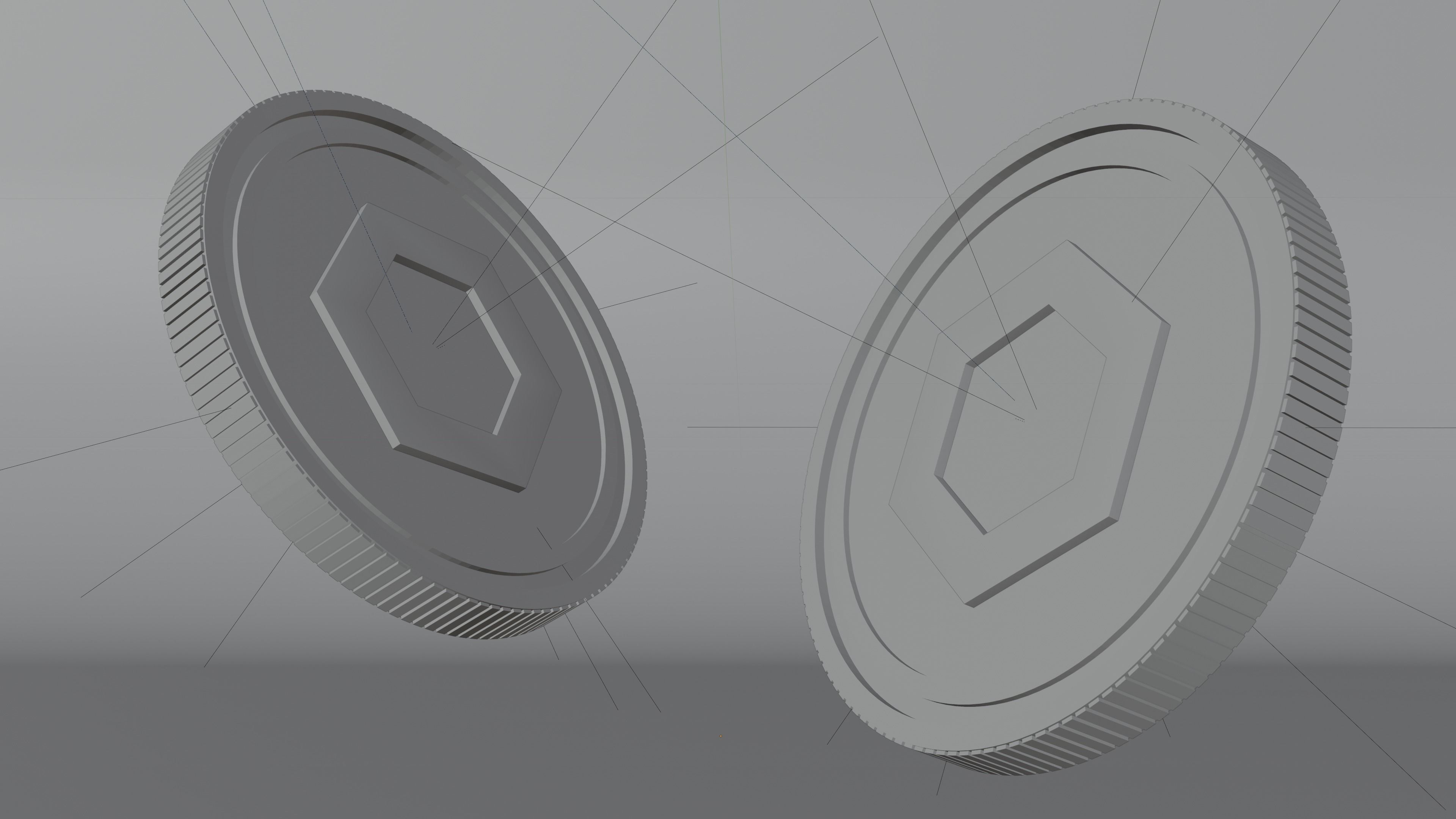 Chainlink Coin 3D Model 3D model | CGTrader