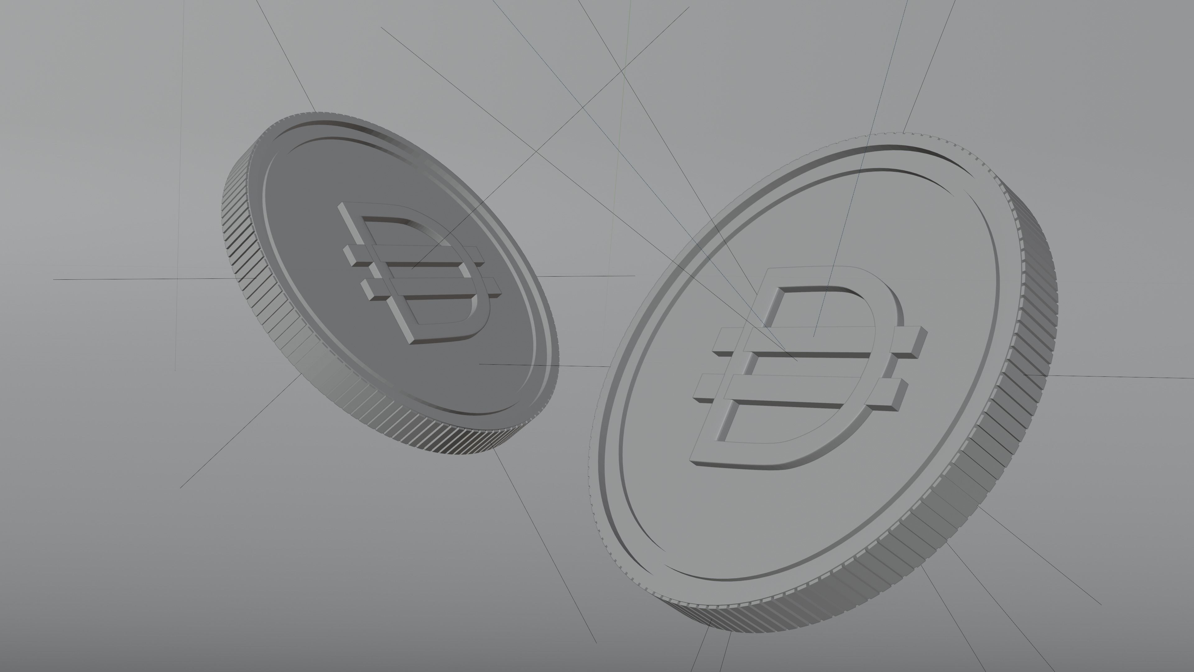 Dai Coin 3D Model 3D model | CGTrader