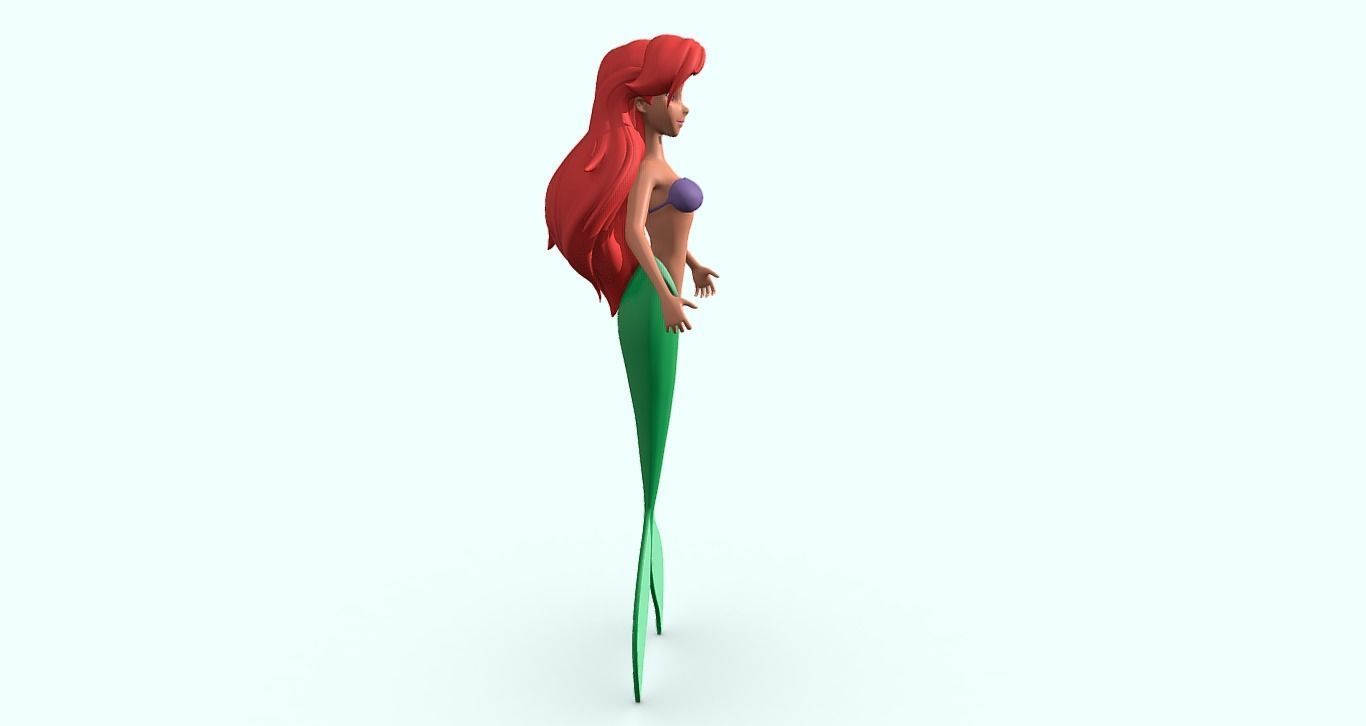 3D model Princess Ariel The Little Mermaid VR / AR / low-poly | CGTrader