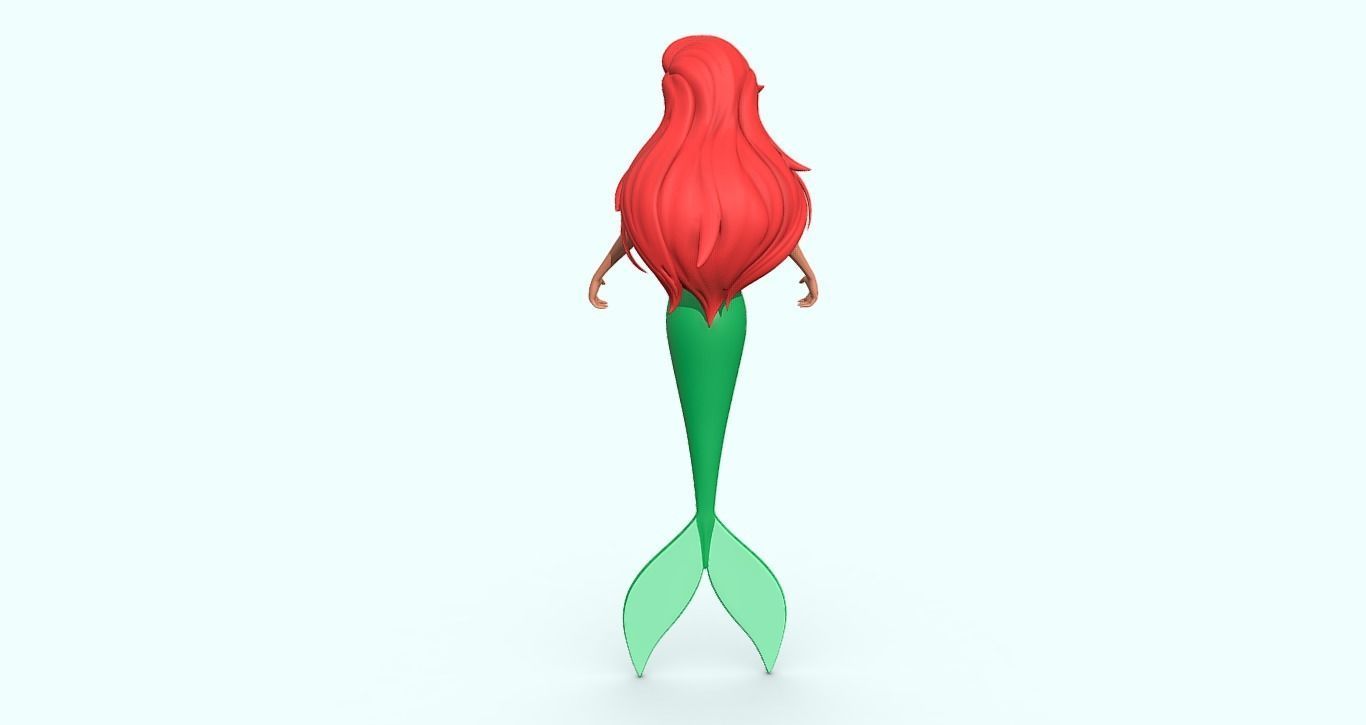 3D model Princess Ariel The Little Mermaid VR / AR / low-poly | CGTrader