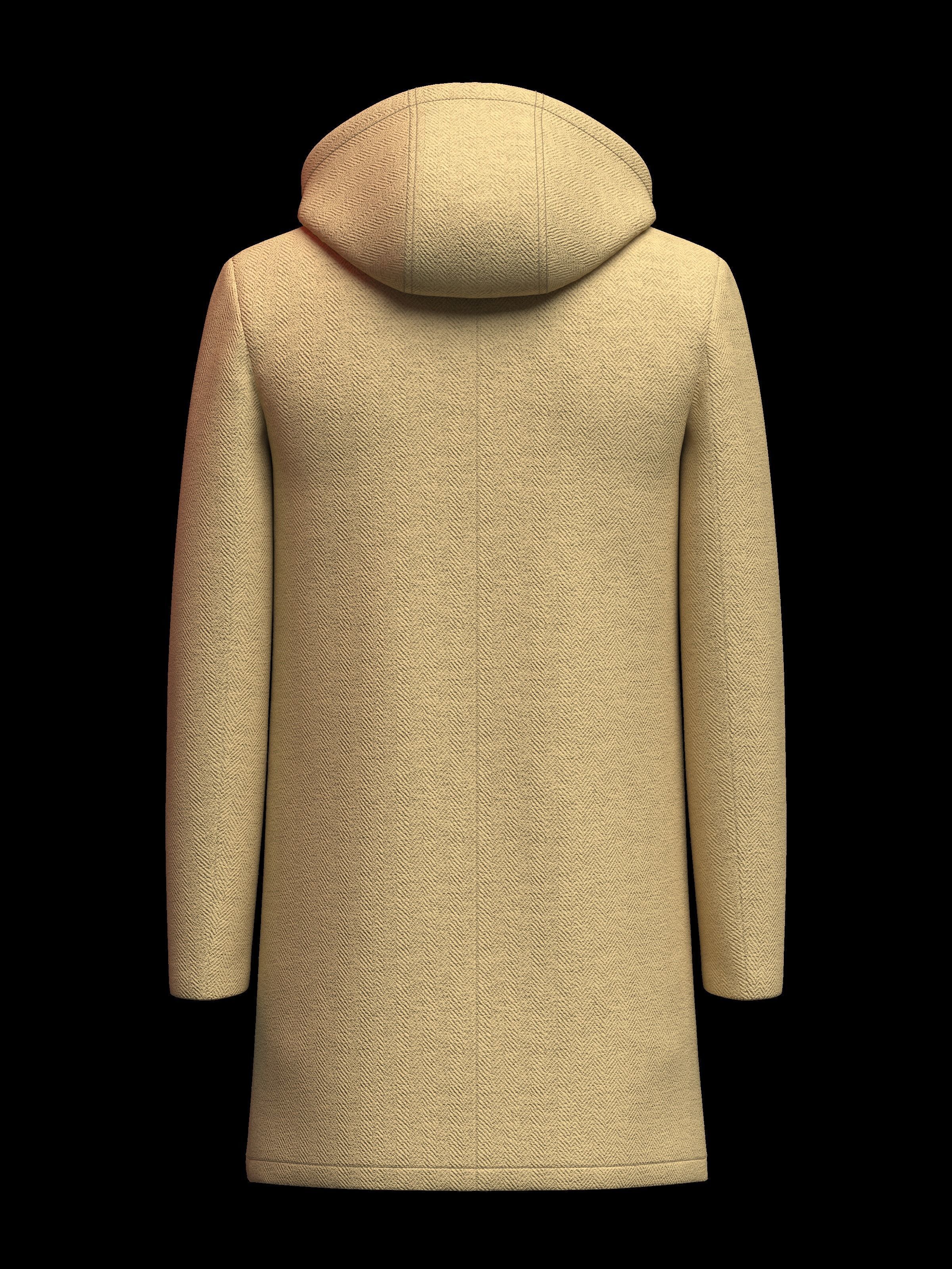 Trench Coat With Hood 3d Model 3D model | CGTrader