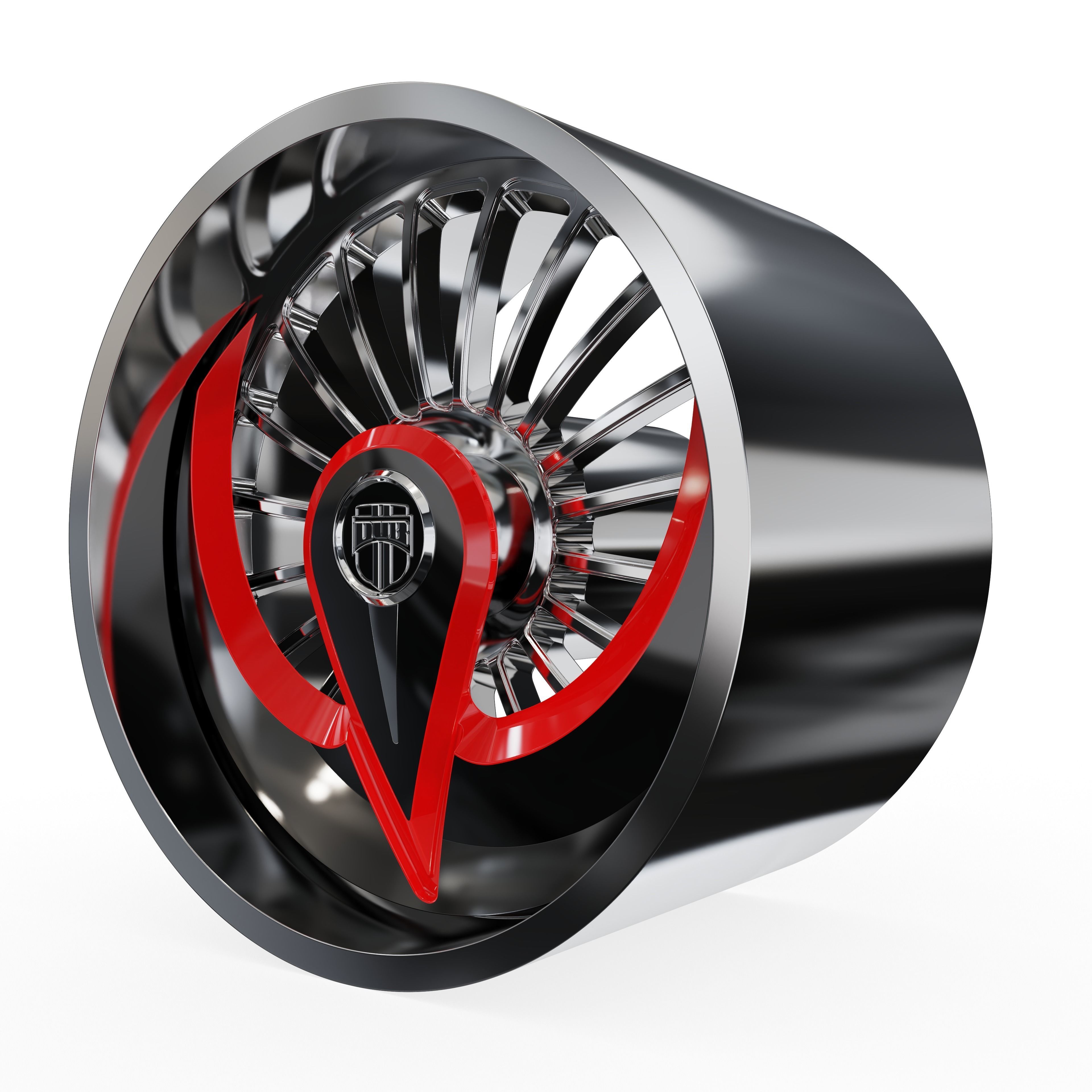 DUB AZZMACKA WHEEL 3D MODEL 3D model 3D printable | CGTrader