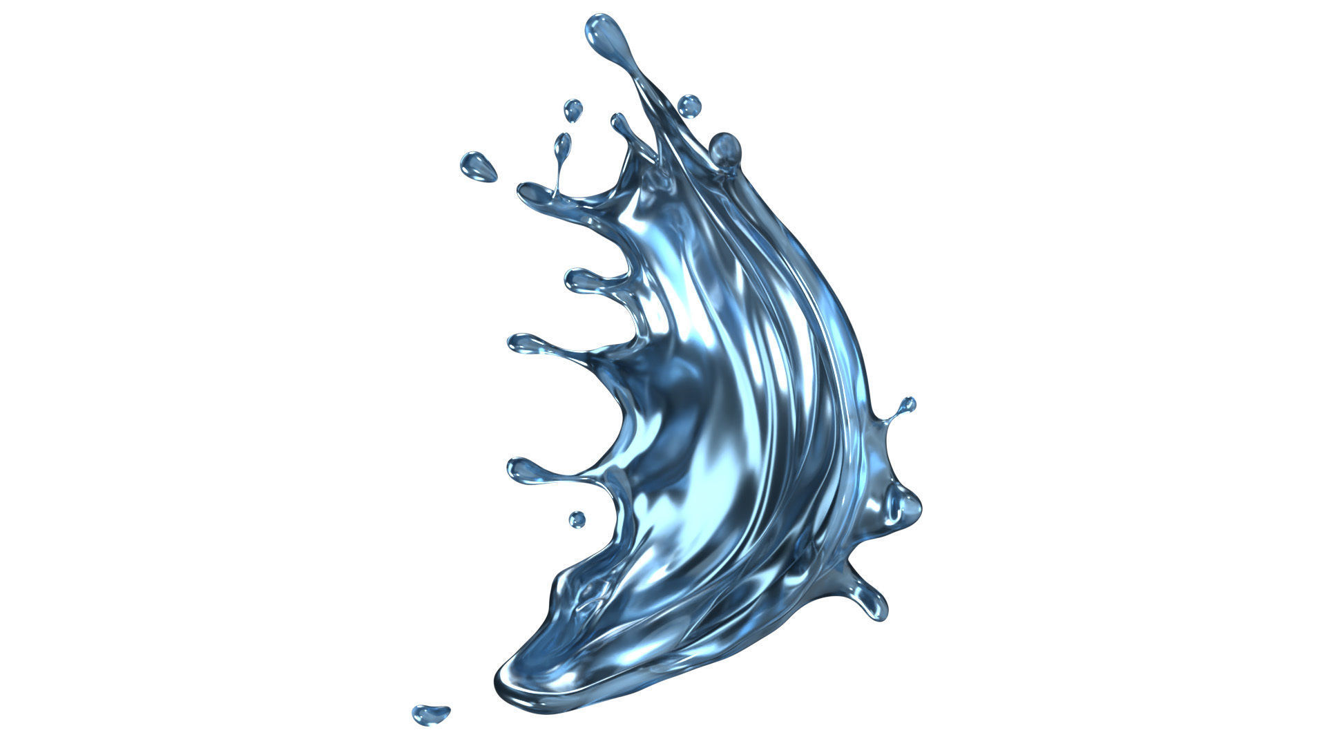 Water Splash 25 3D model | CGTrader