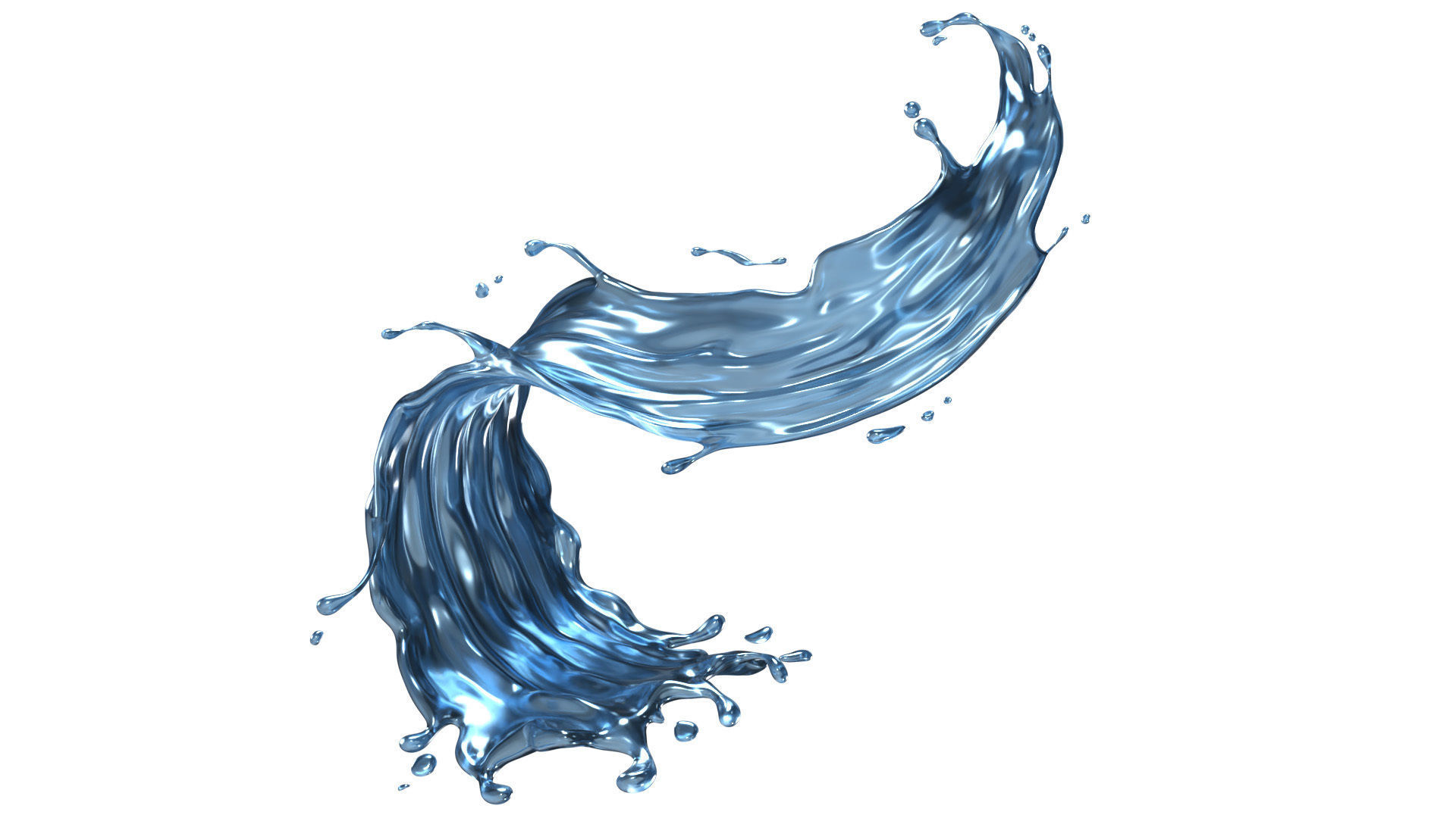 Water Splash 28 3D model | CGTrader