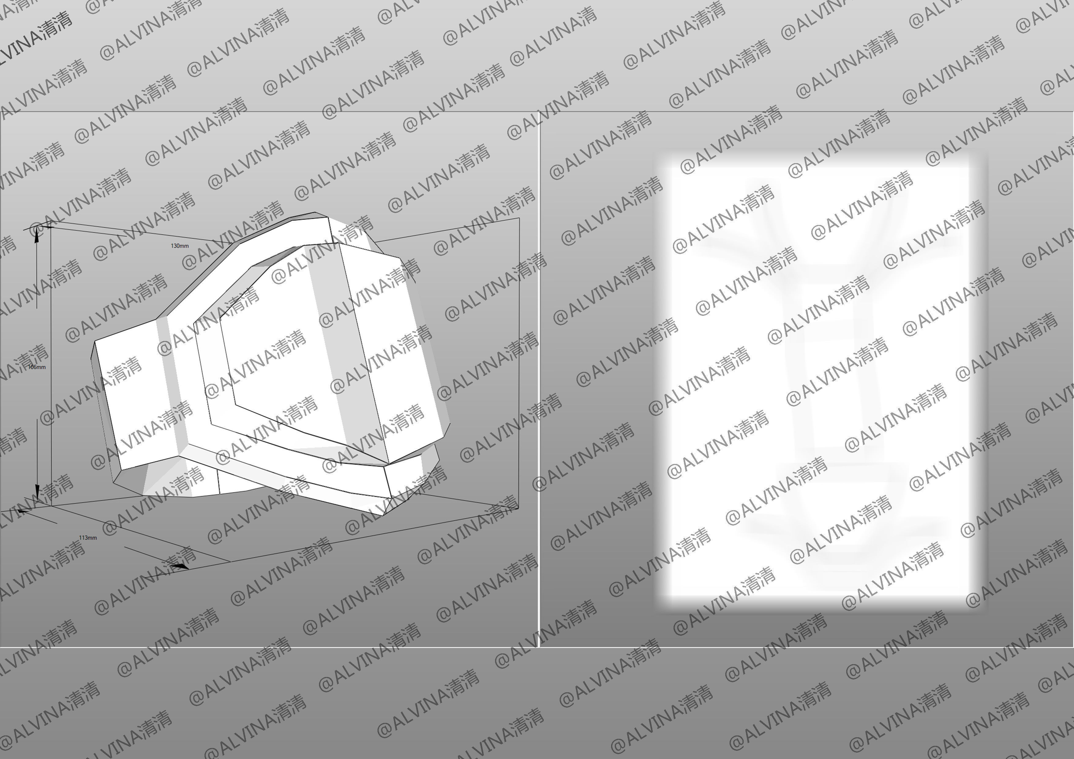 3D model Kamen Rider Rostar Boxer Form Armor - DIY Cosplay Pepakura ...