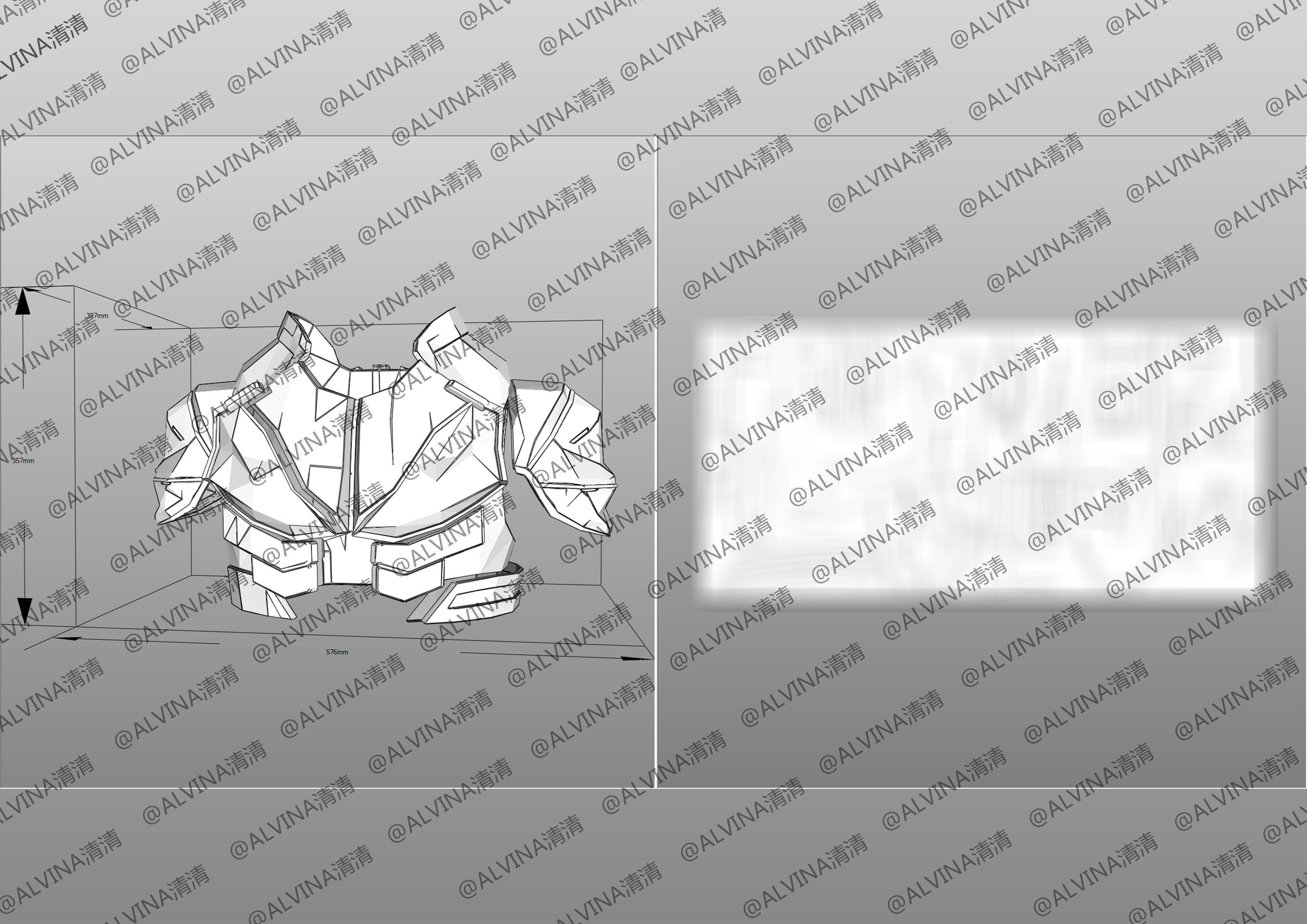 3D model Kamen Rider Rostar Boxer Form Armor - DIY Cosplay Pepakura ...