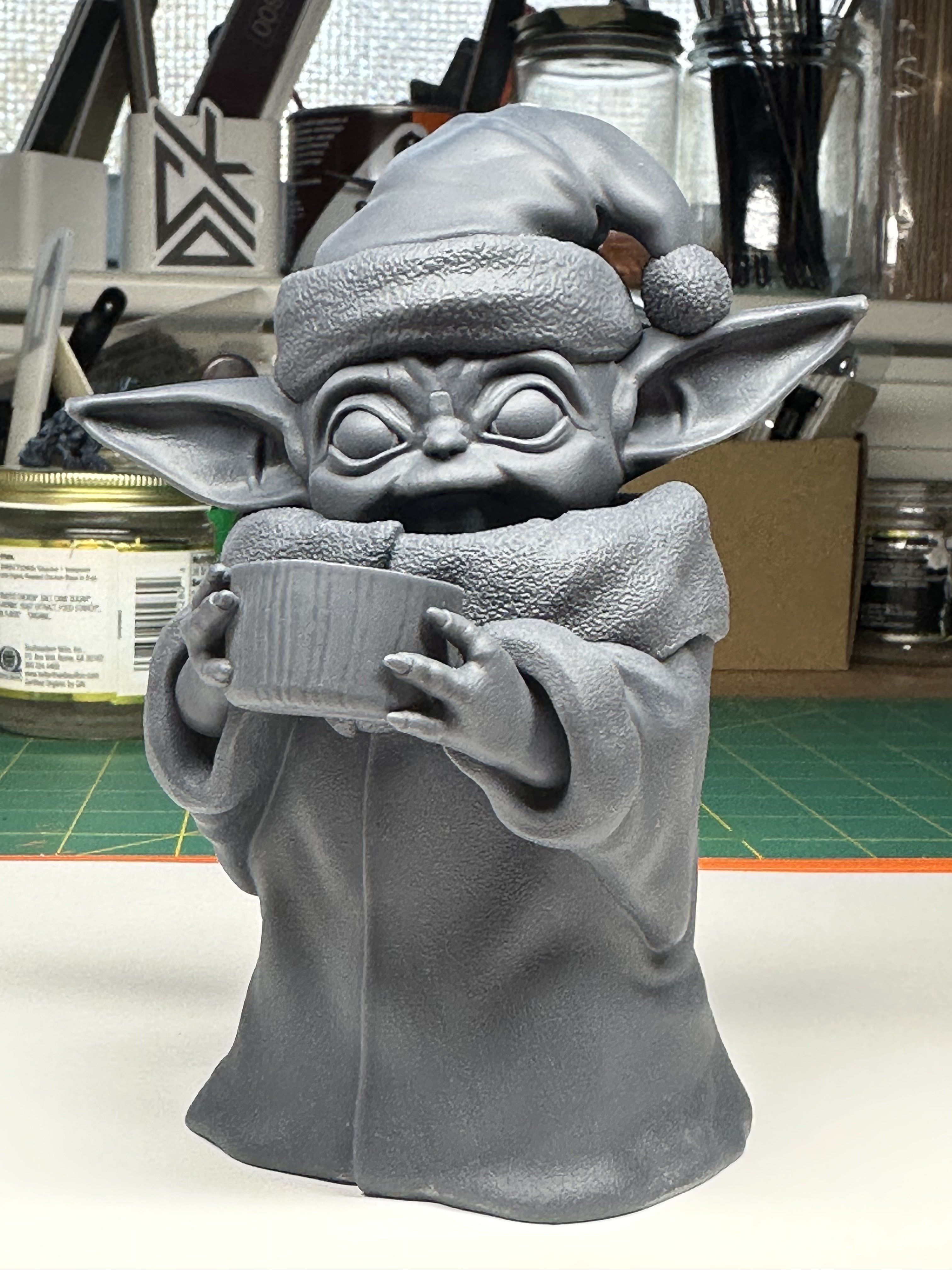 Christmas Grogu 3D model 3D printable | CGTrader