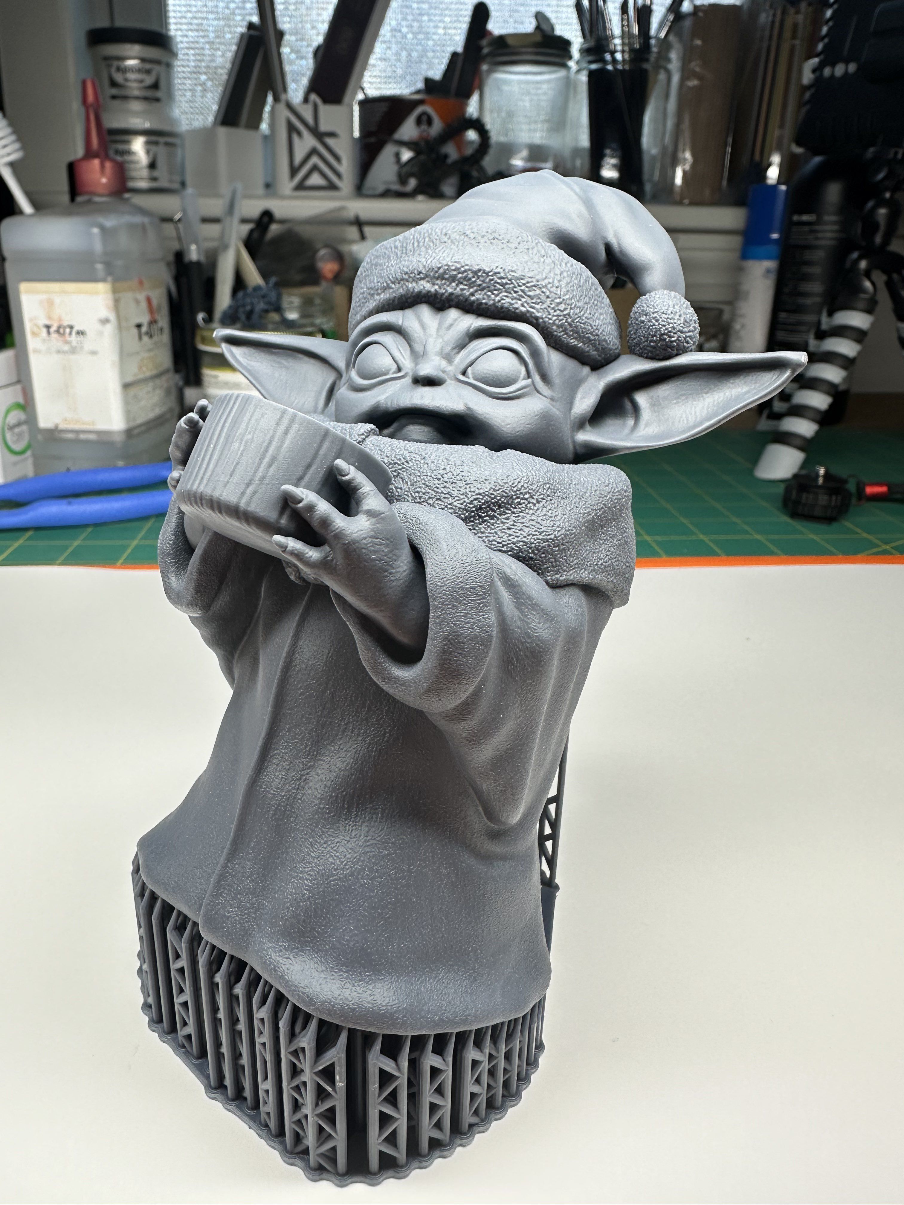 Christmas Grogu 3D model 3D printable | CGTrader