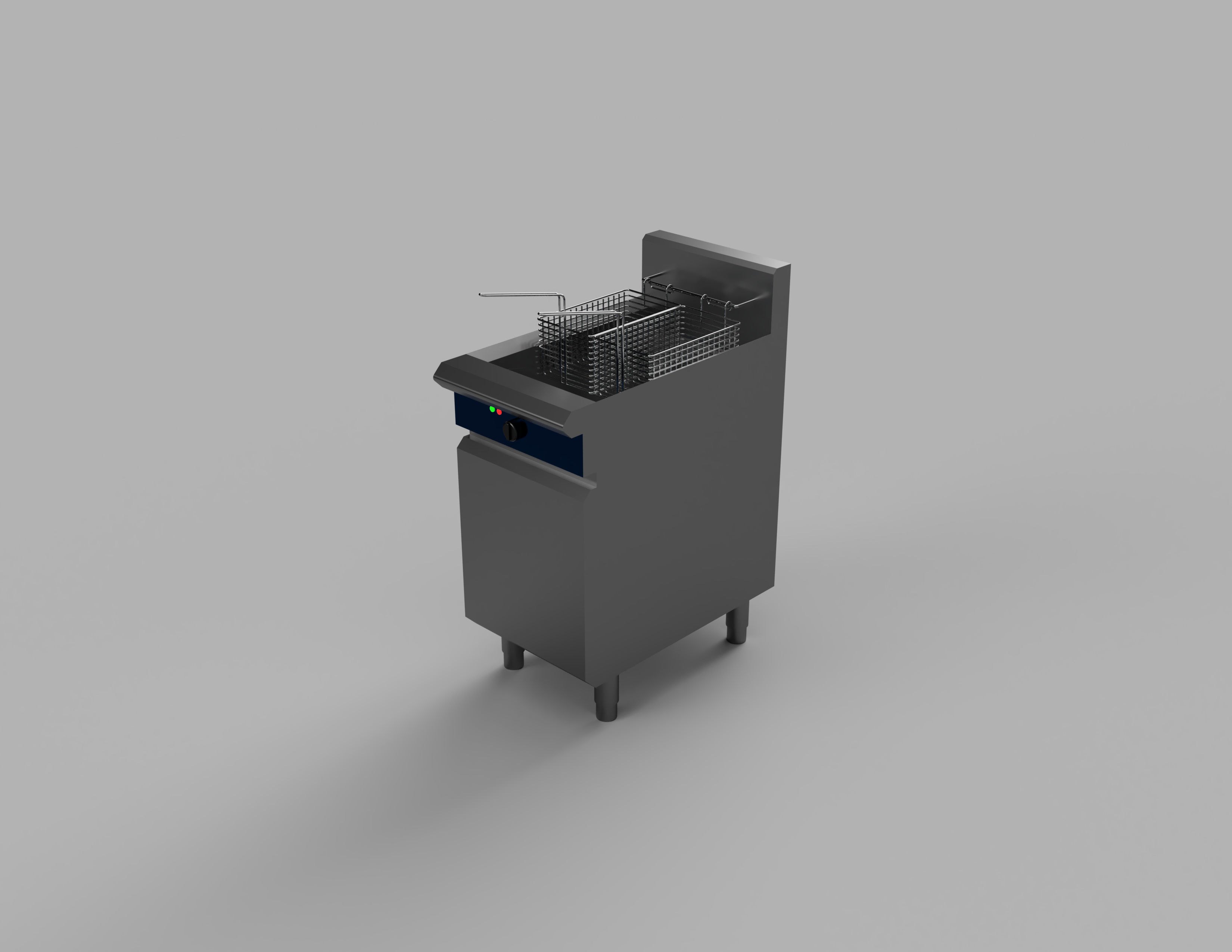Free Standing Fryer 3D model | CGTrader