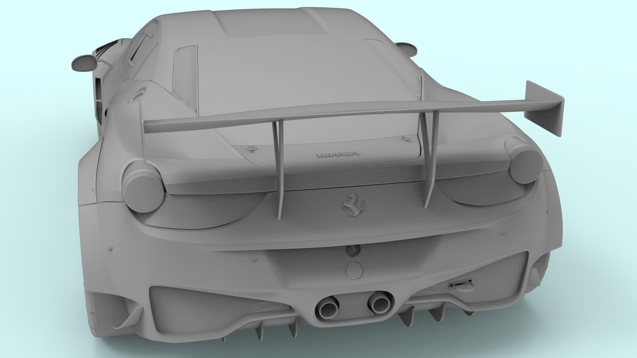 FERRARI 458 GT3 PRINTABLE CAR 3D model | CGTrader