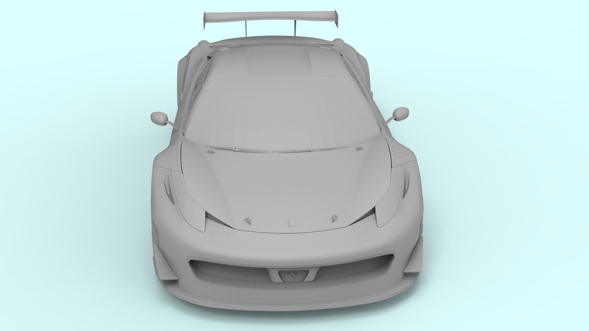 FERRARI 458 GT3 PRINTABLE CAR 3D model | CGTrader
