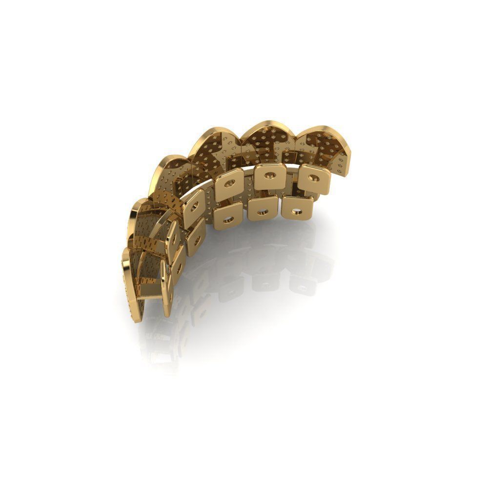 Grillz with diamonds 3D model 3D printable | CGTrader
