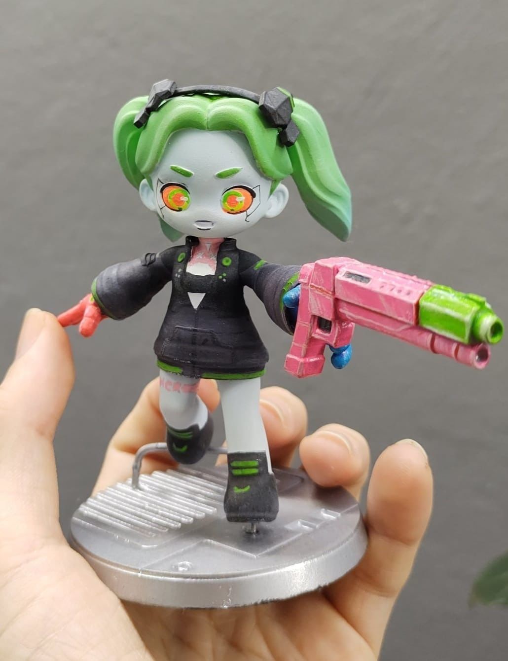 Rebecca Cyberpunk Edgerunners Chibi 3D model 3D printable | CGTrader