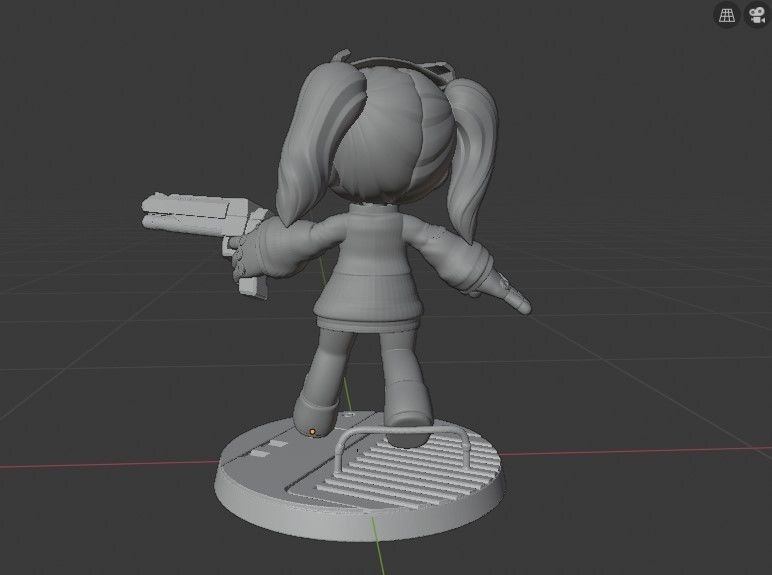 Rebecca Cyberpunk Edgerunners Chibi 3D model 3D printable | CGTrader