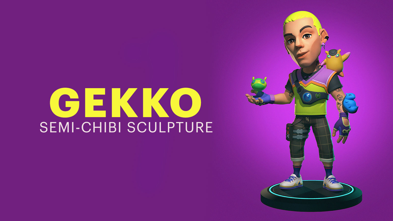 GEKKO - VALORANT SEMI-CHIBI 3D model 3D printable | CGTrader