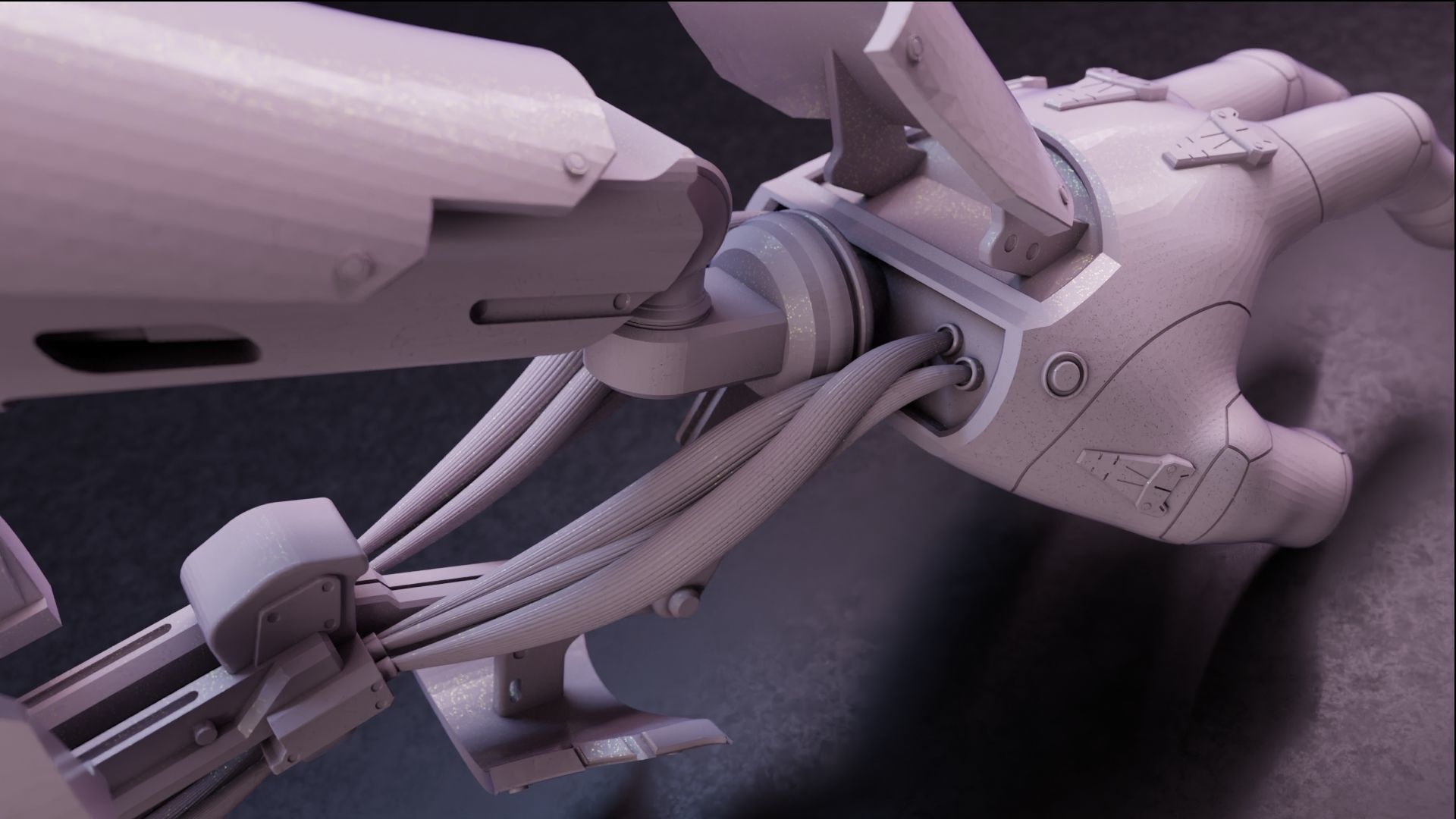 Cyber Arm Blade 3D model 3D printable | CGTrader