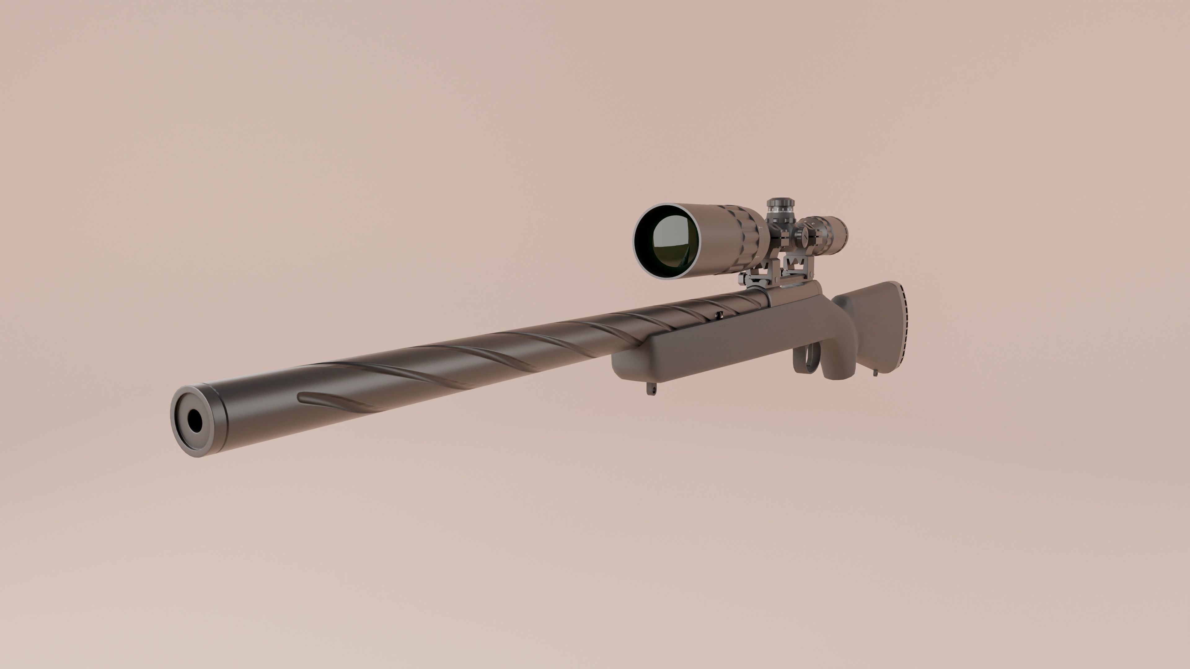 Airsoft Sniper Rifle SSG10 A1 3D model | CGTrader